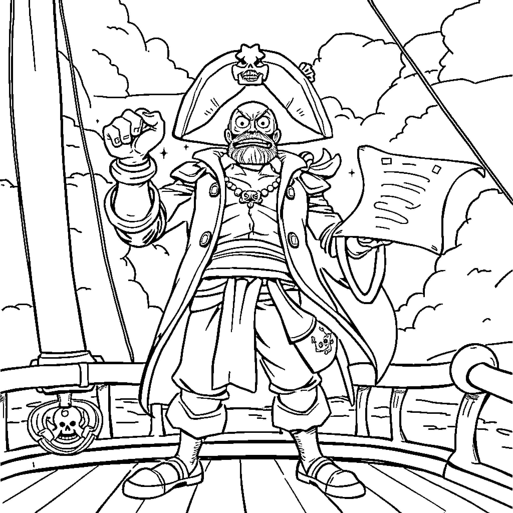Best Gold D Roger Coloring Pages (Free Printable PDF)