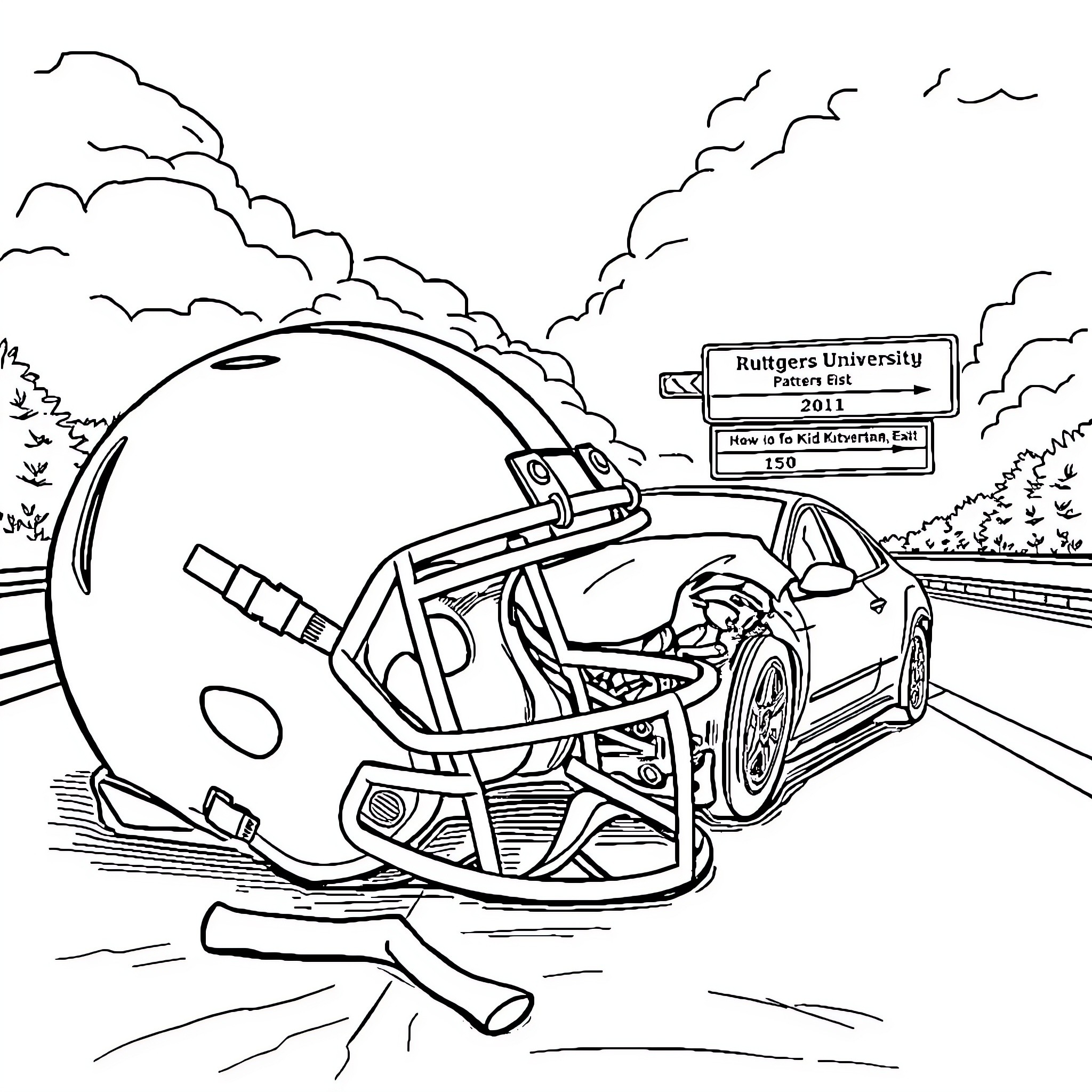 3 Best Football Helmet Coloring Pages (Free Printable PDFs)
