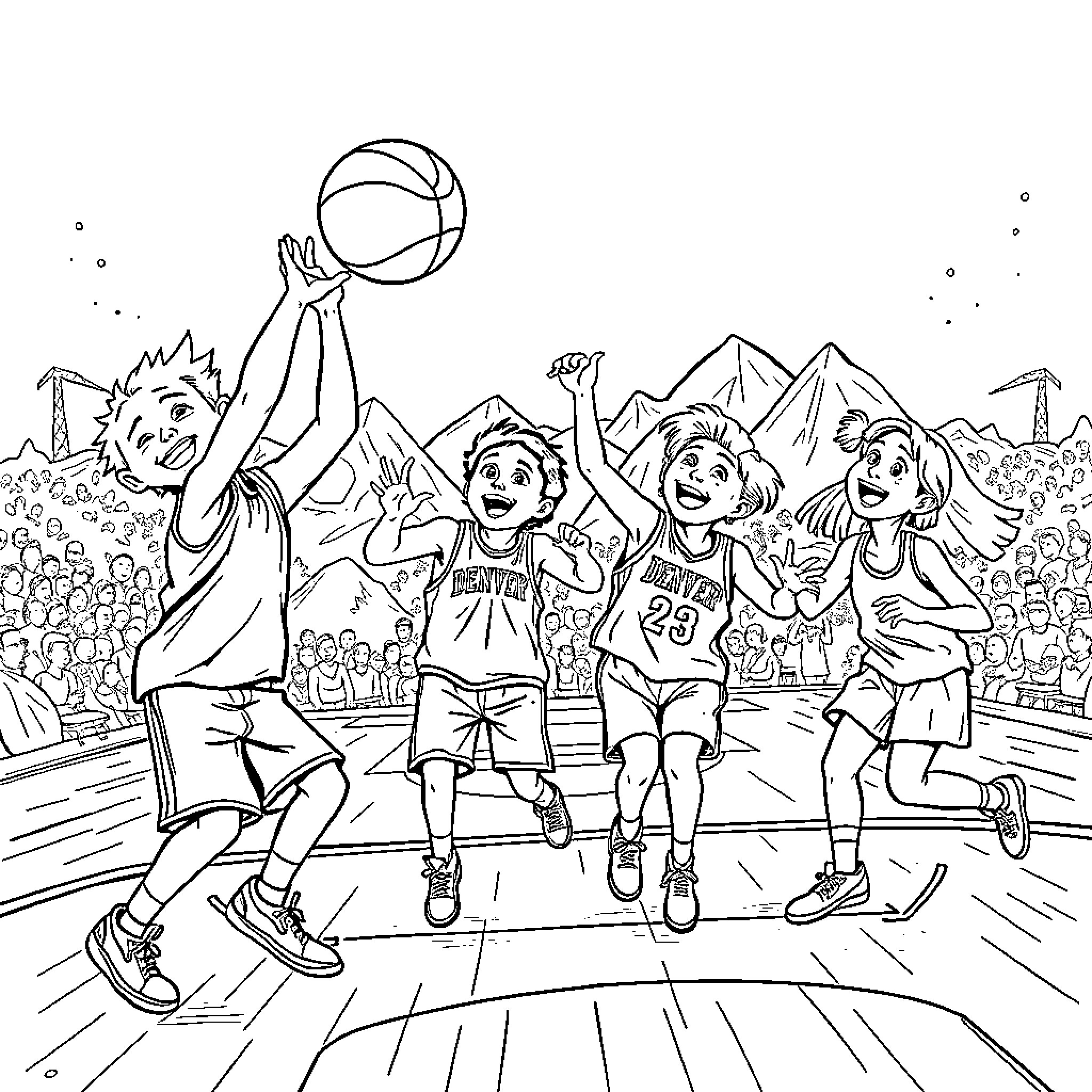 Best Denver Nuggets Coloring Pages (Free Printable PDF)