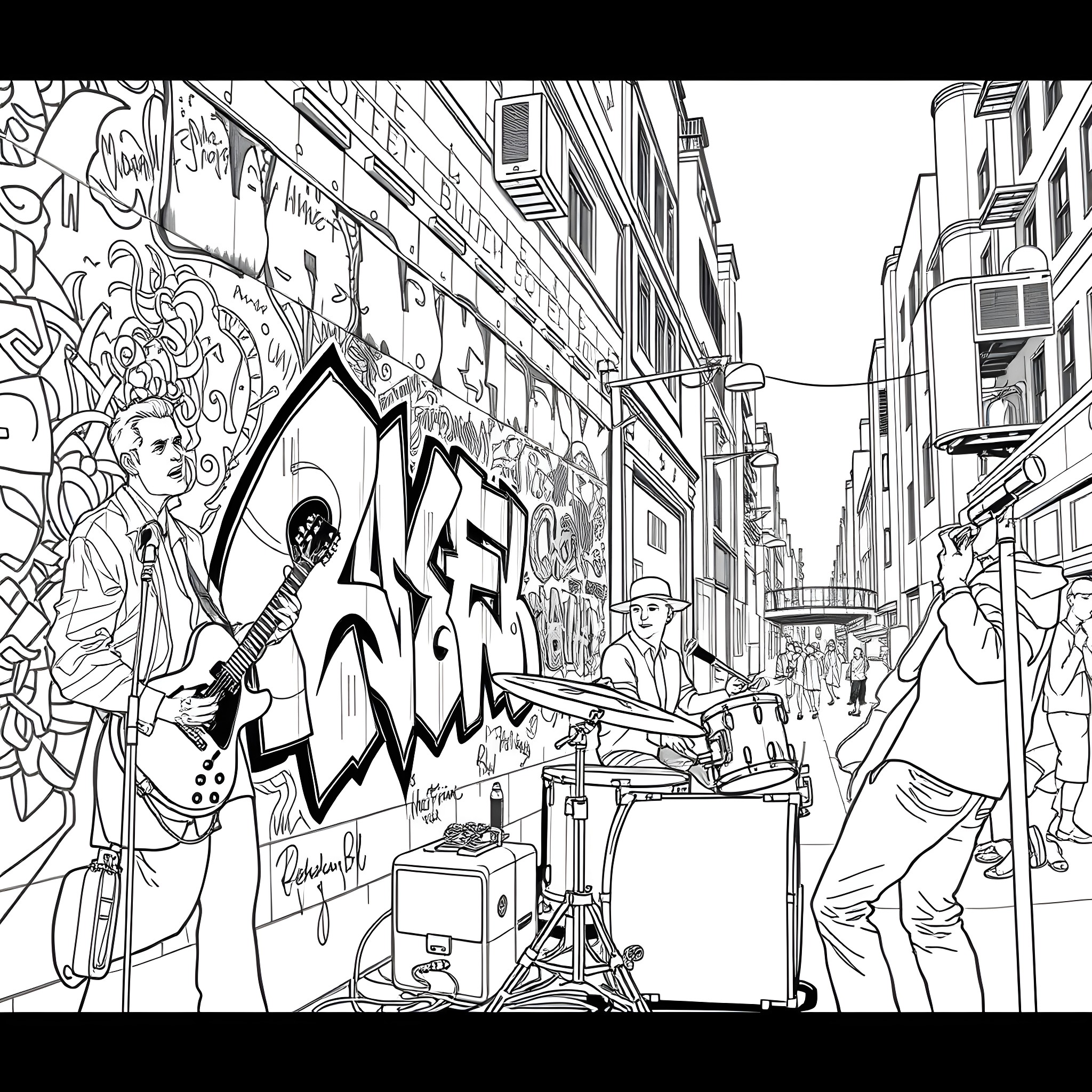 72 Best Graffiti Coloring Pages (Free Printable PDFs)