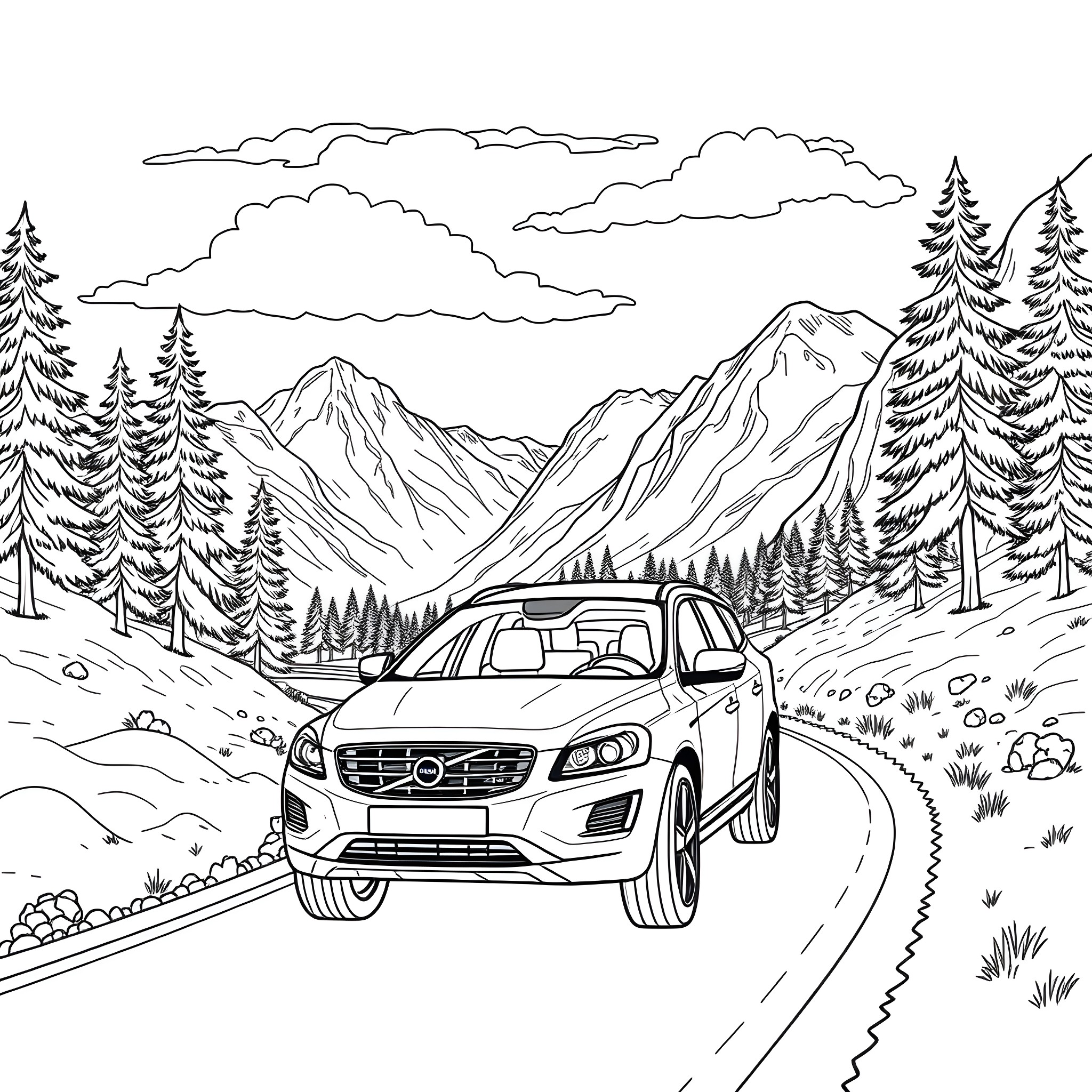 Best Volvo Coloring Pages (Free Printable PDF)