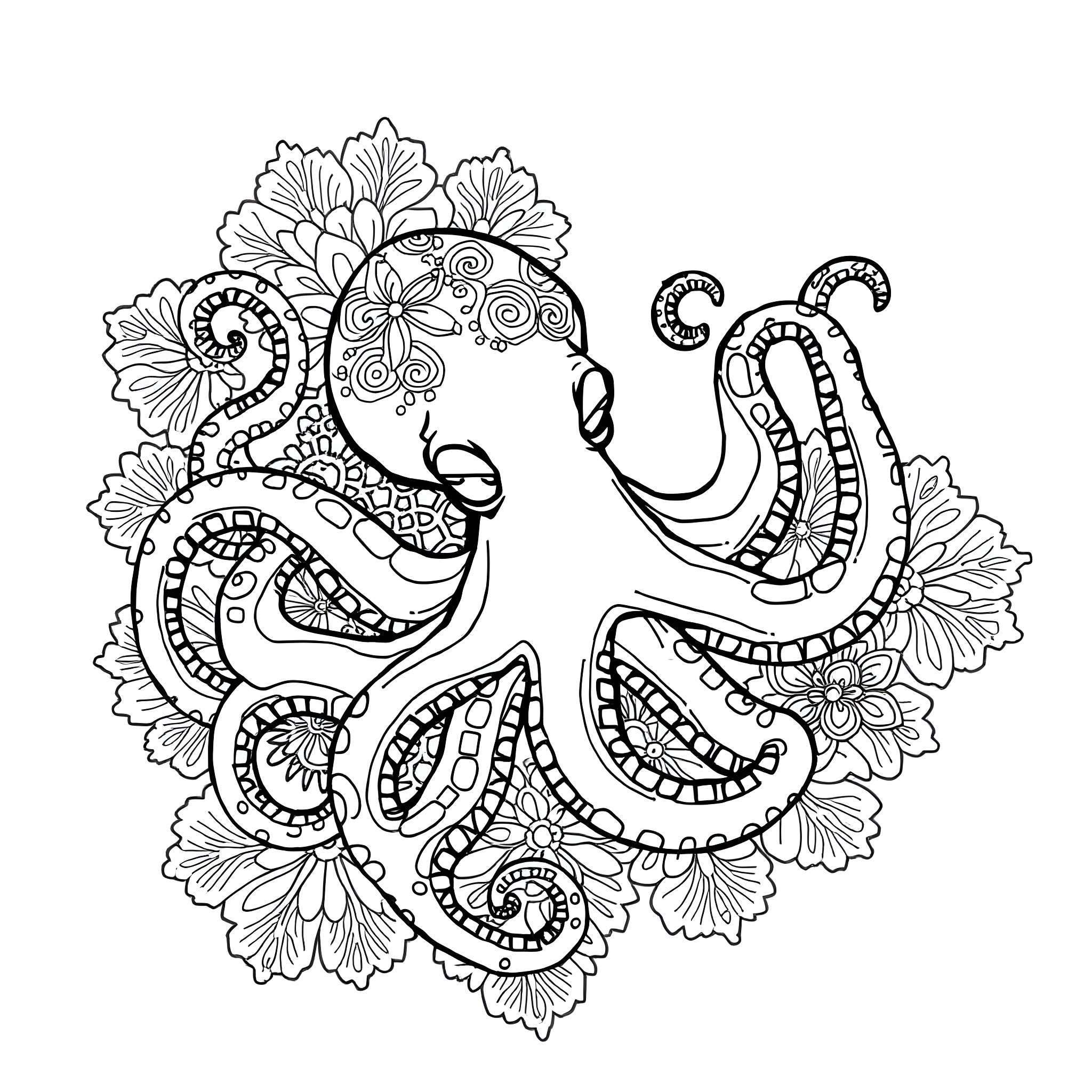 Best Octopus Coloring Pages (Free Printable PDF)