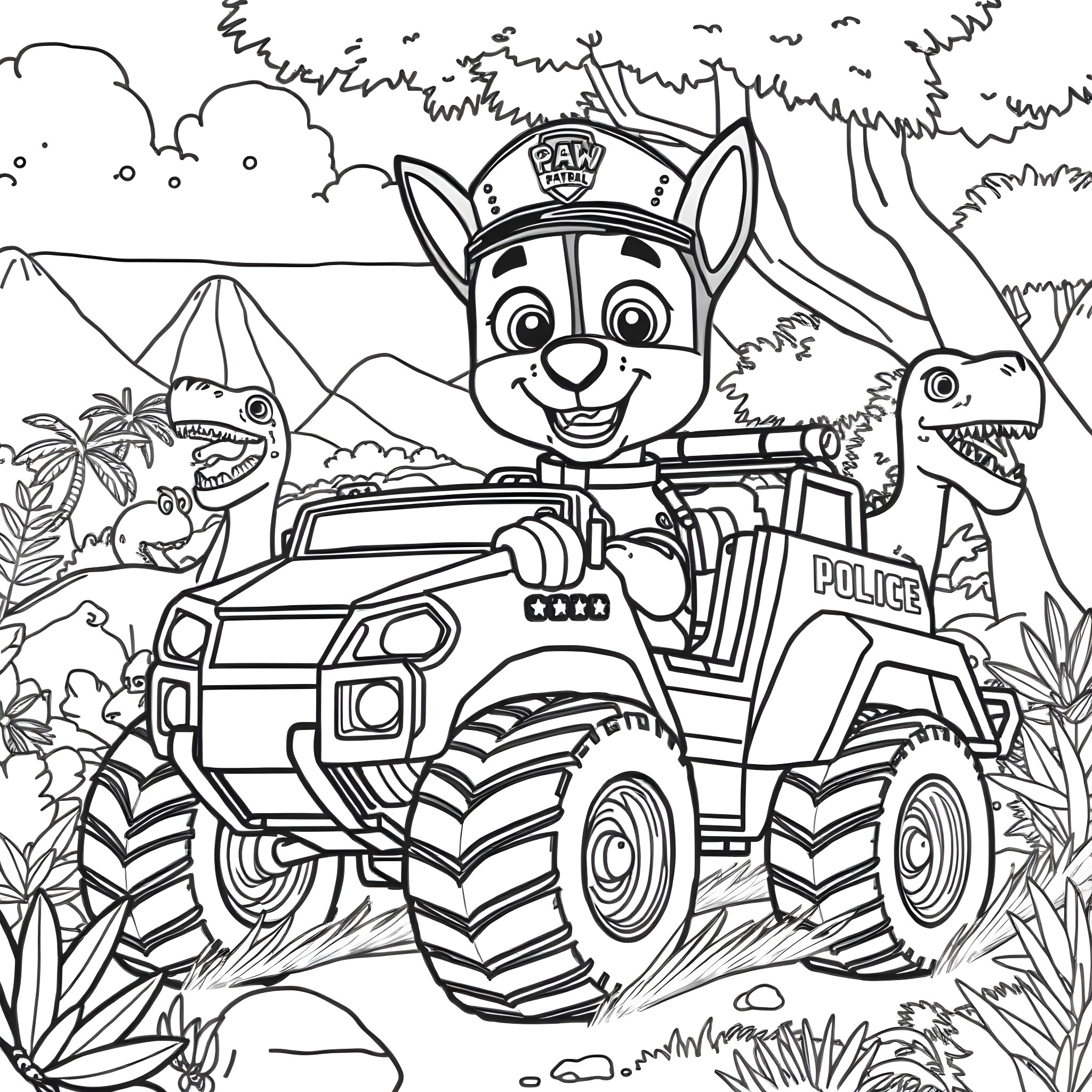 Best Chase Coloring Pages (Free Printable PDF)