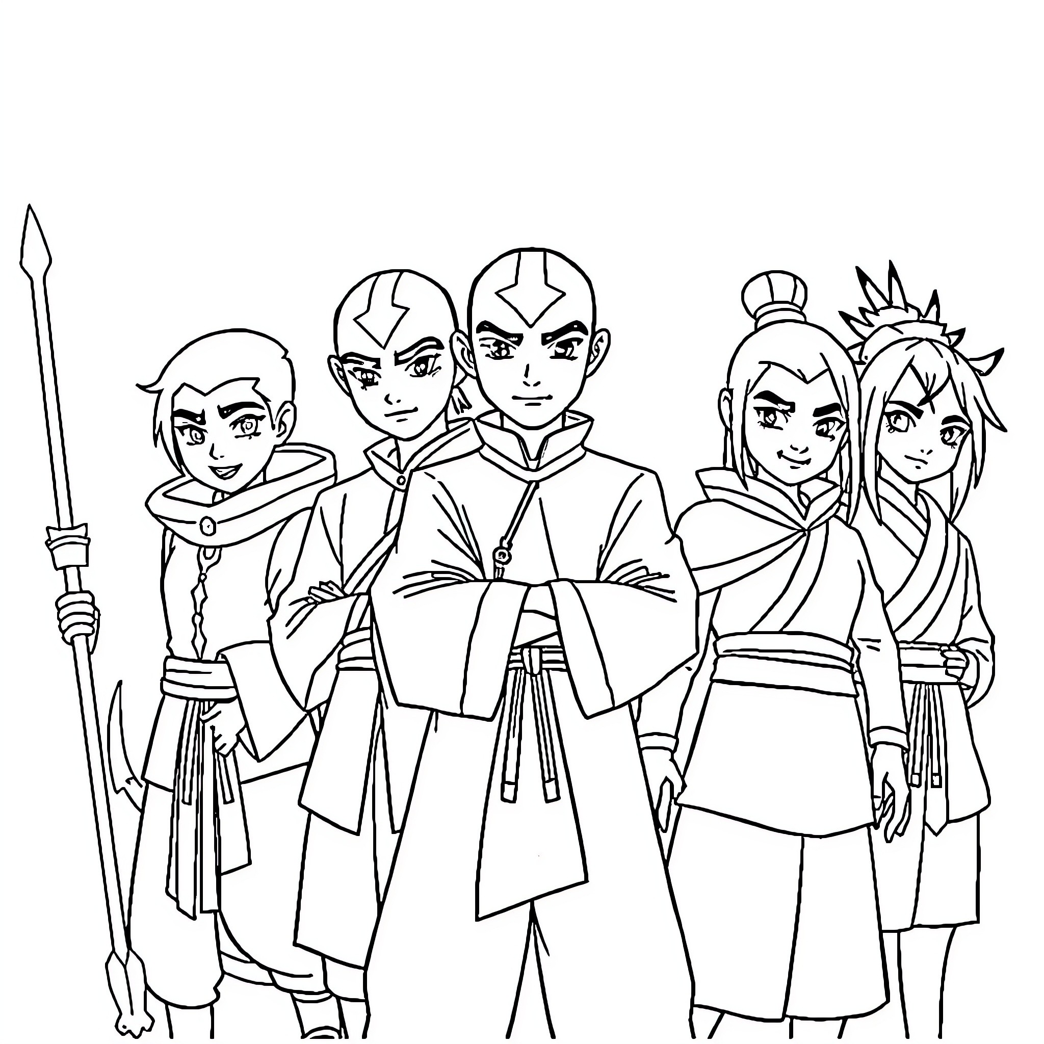 Best Avatar Coloring Pages (Free Printable PDF)