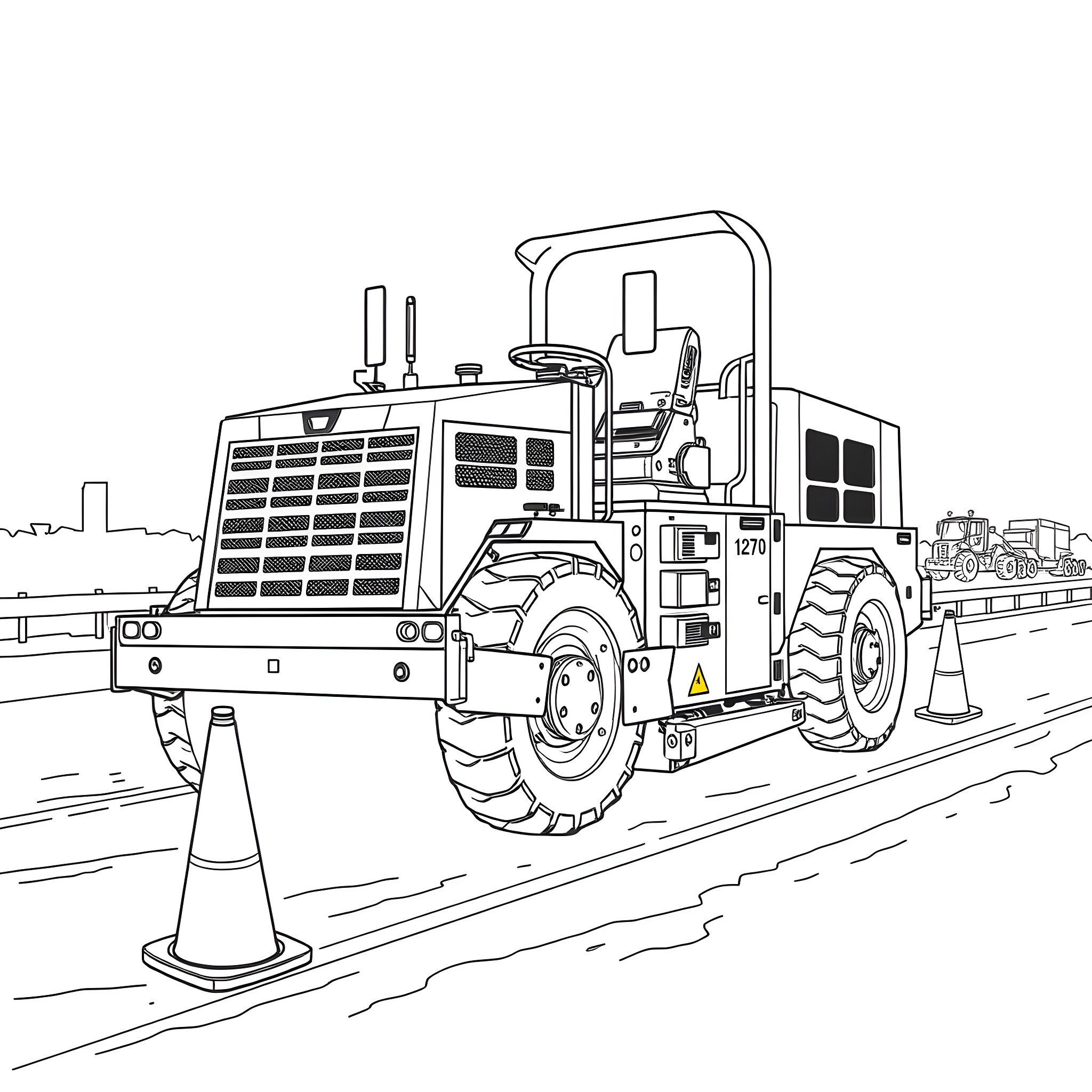 Best Asphalt Paver Coloring Pages (Free Printable PDF)