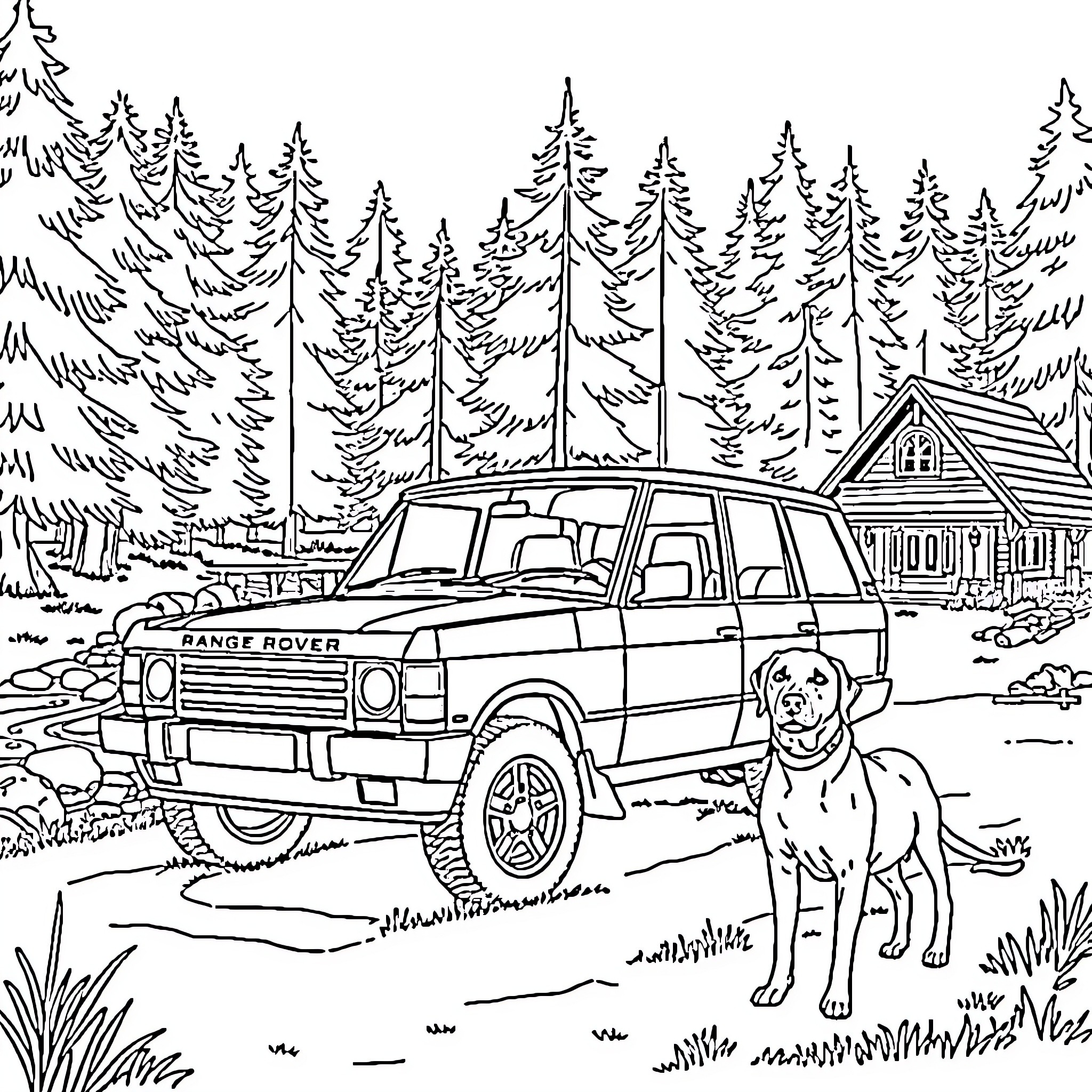 17 Best Range Rover Coloring Pages (Free Printable PDFs)