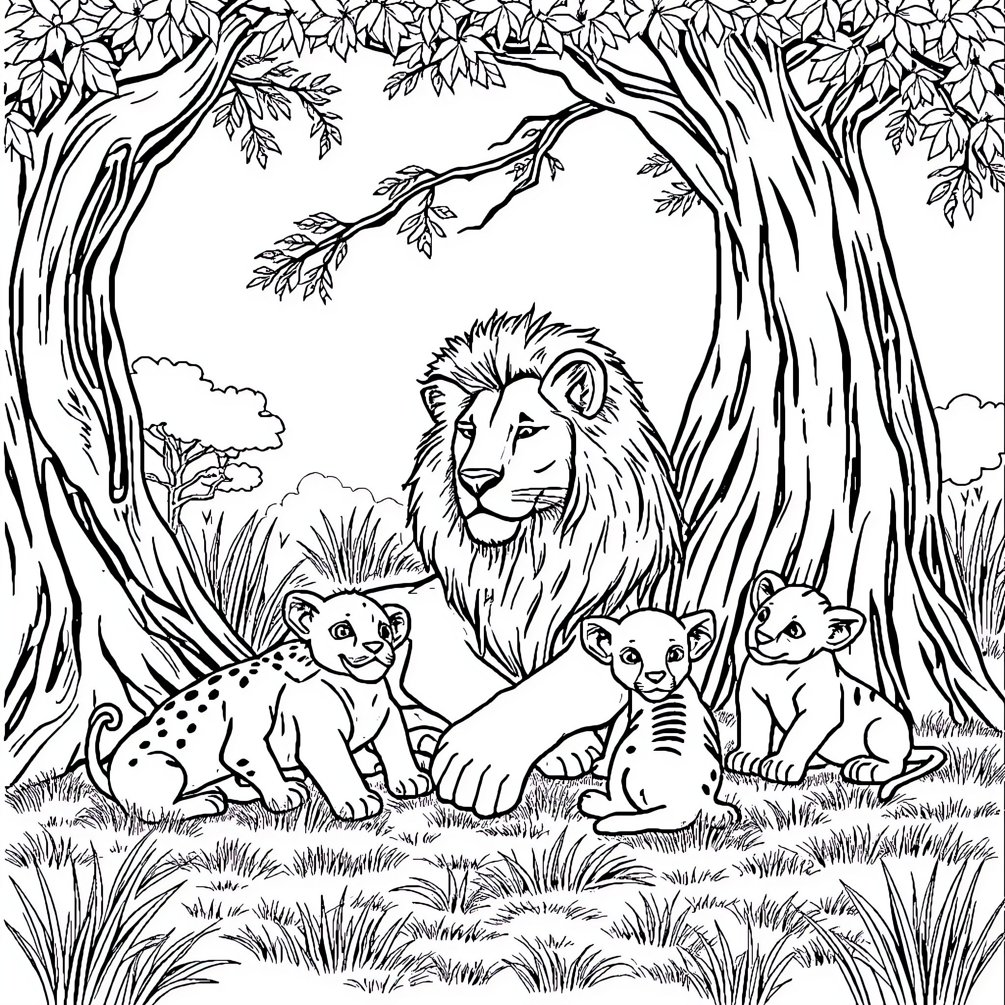 Best Lioness Coloring Pages (Free Printable PDF)