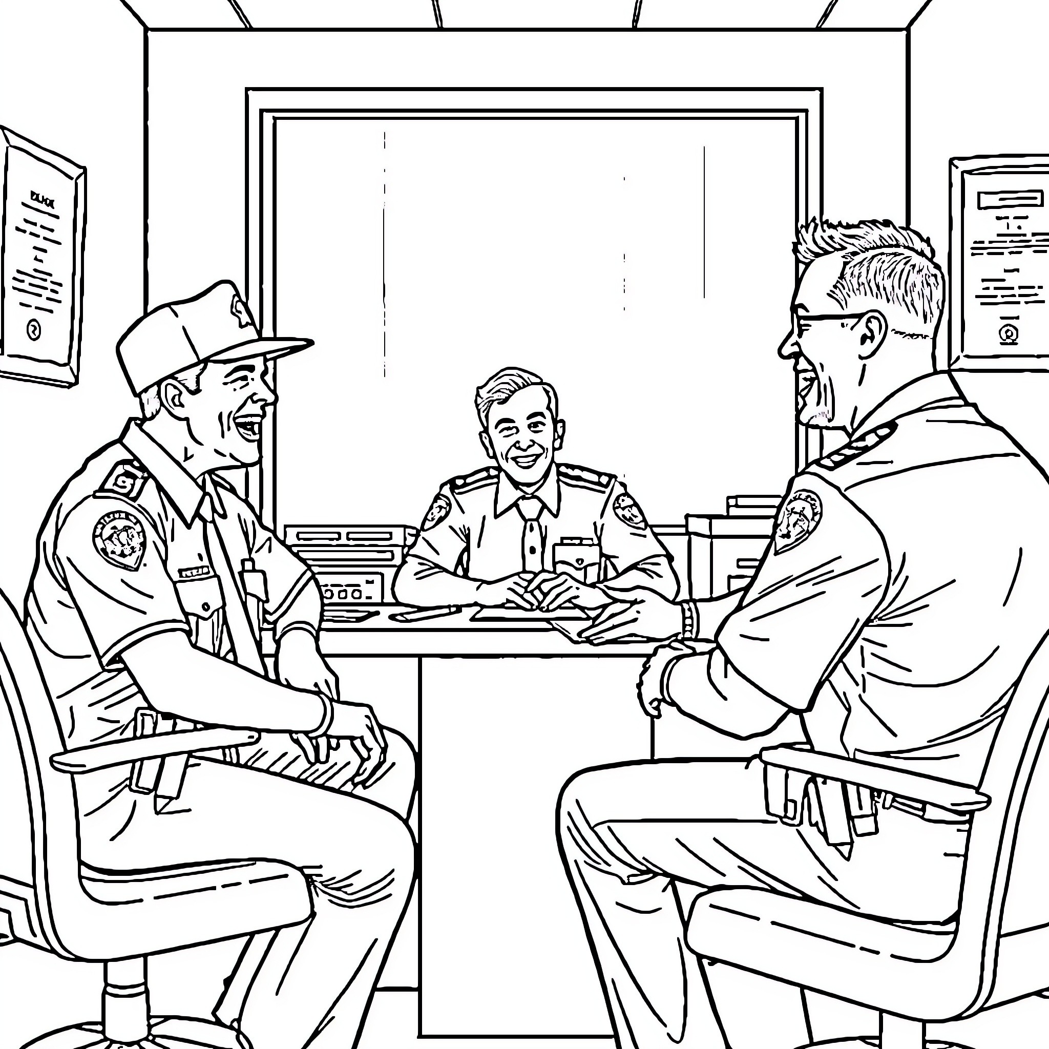 Best Correctional Officer Coloring Pages (Free Printable PDF)