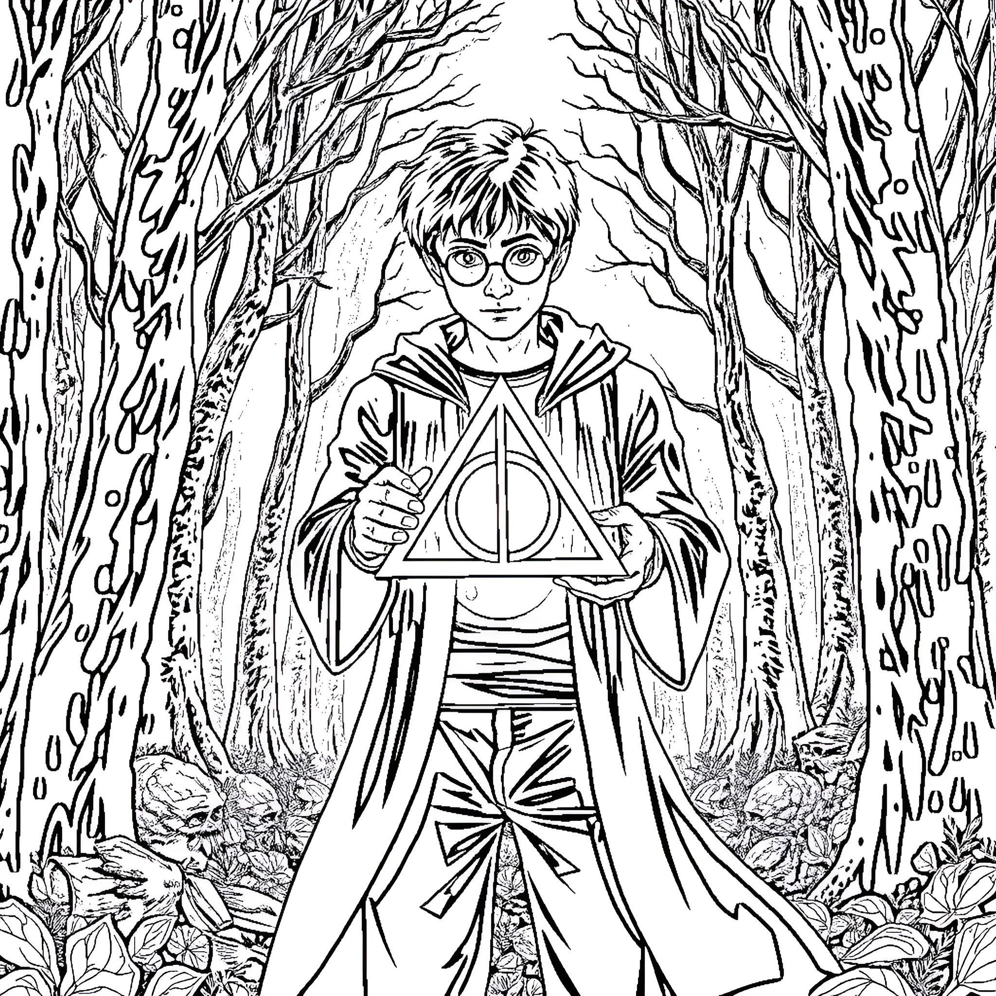 Best Harry Potter Coloring Pages (Free Printable PDF)