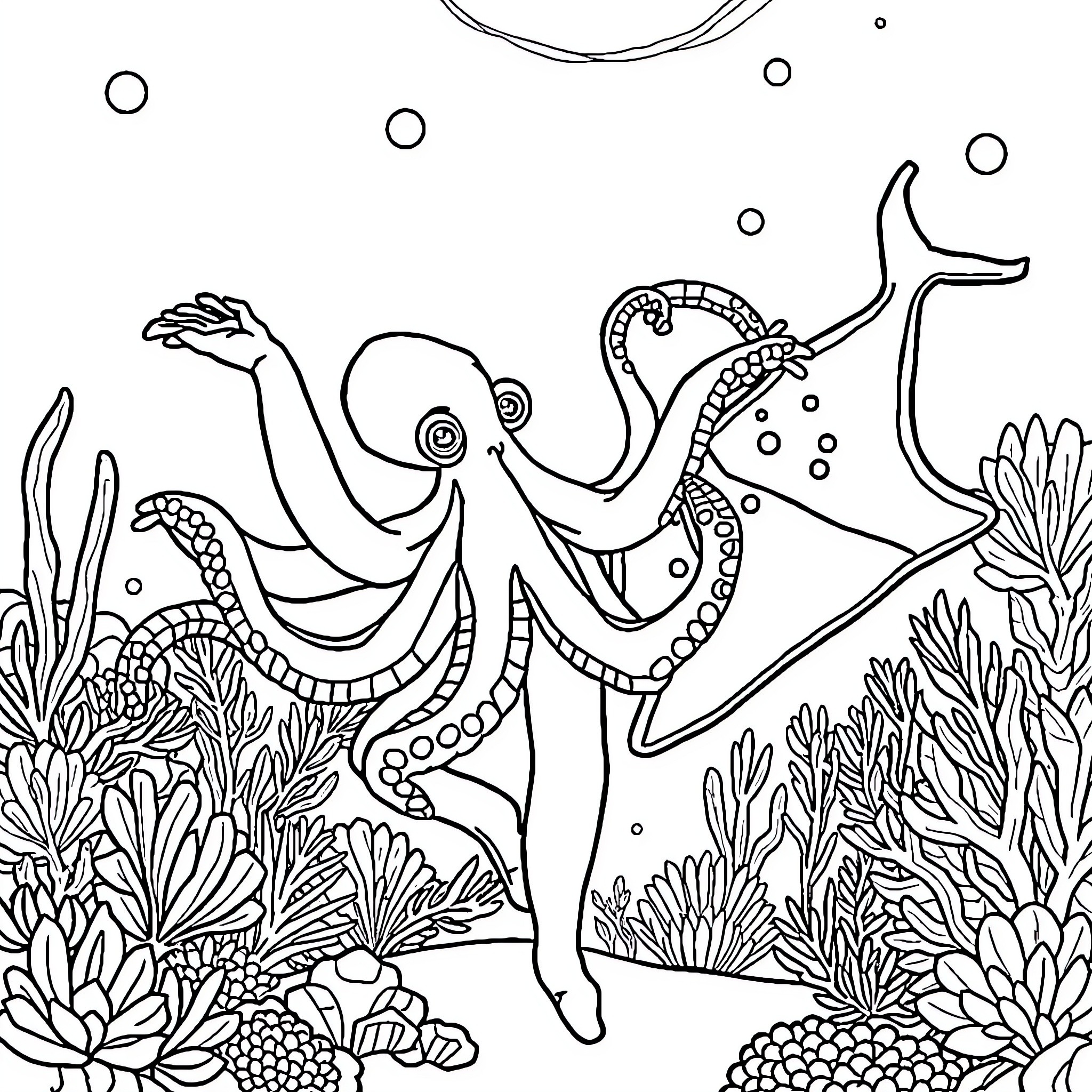 Best Octopus Coloring Pages (Free Printable PDF)