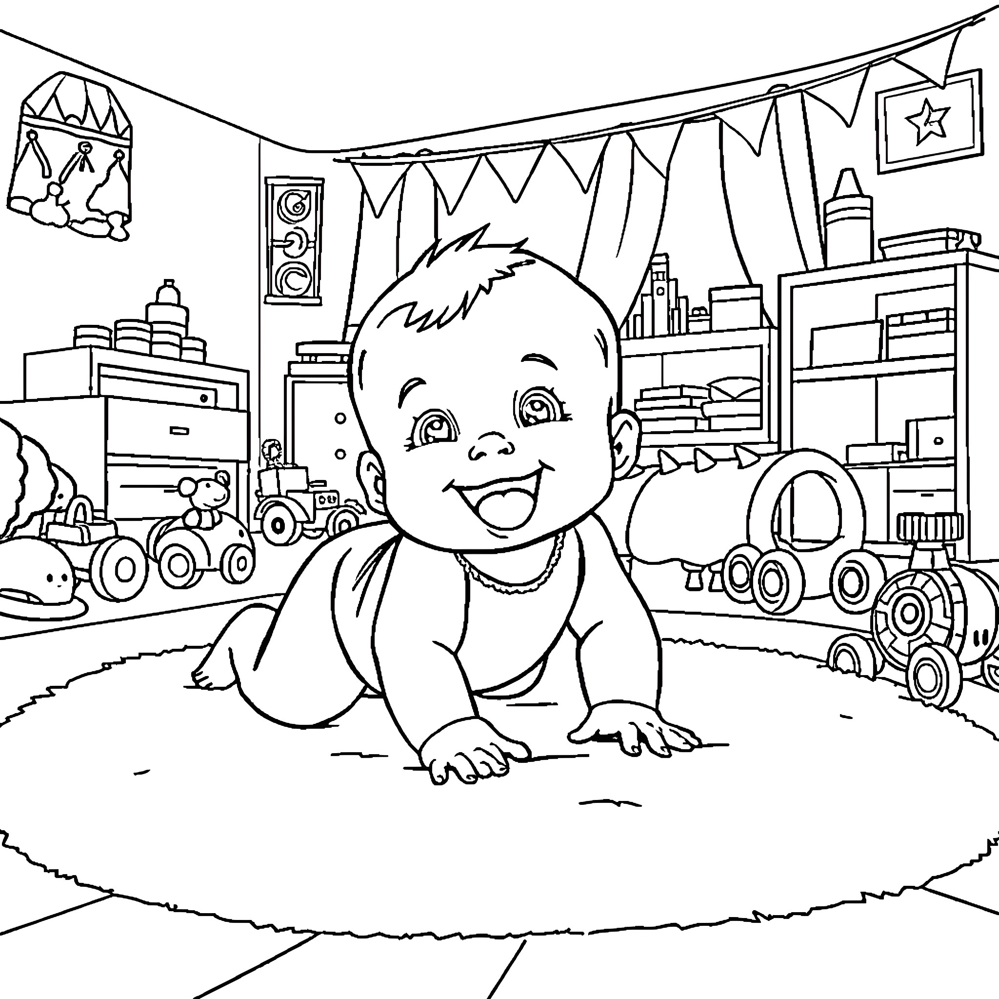 559 Best Baby Coloring Pages (Free Printable PDFs)