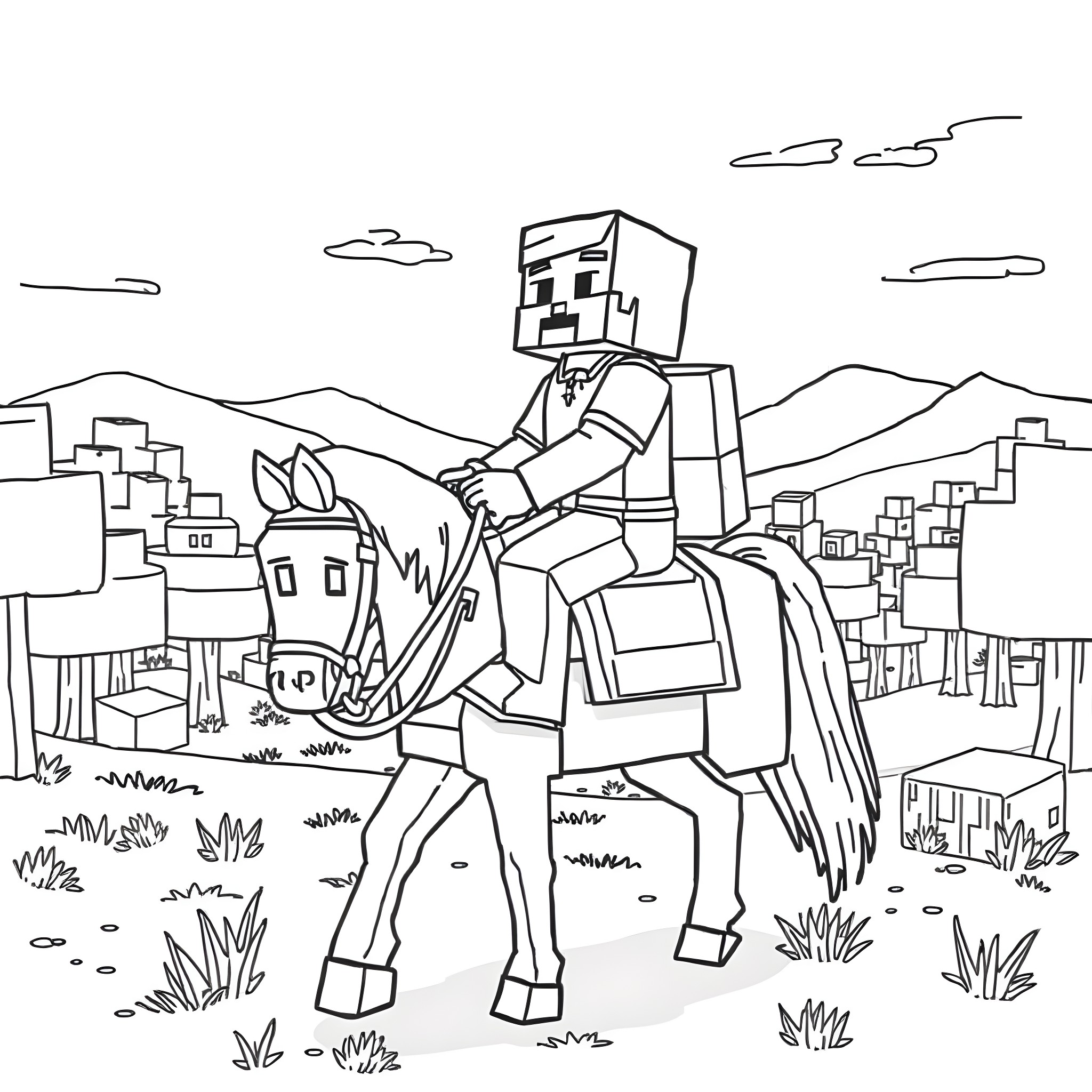 15 Best Villager Coloring Pages (Free Printable PDFs)
