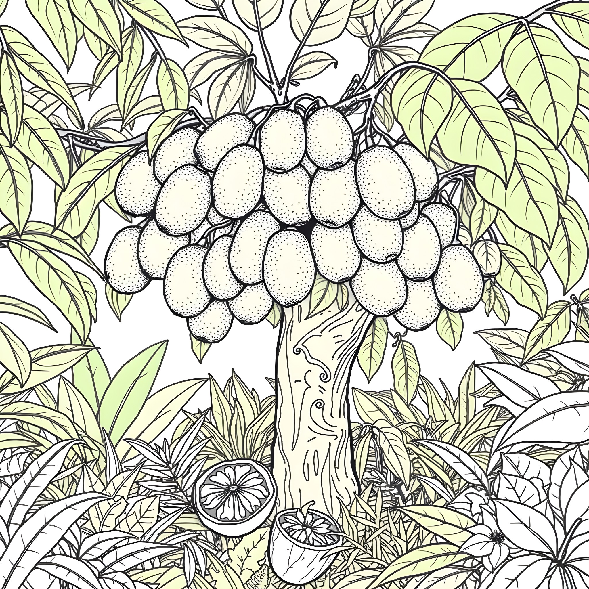 Best Breadfruit Coloring Pages (Free Printable PDF)