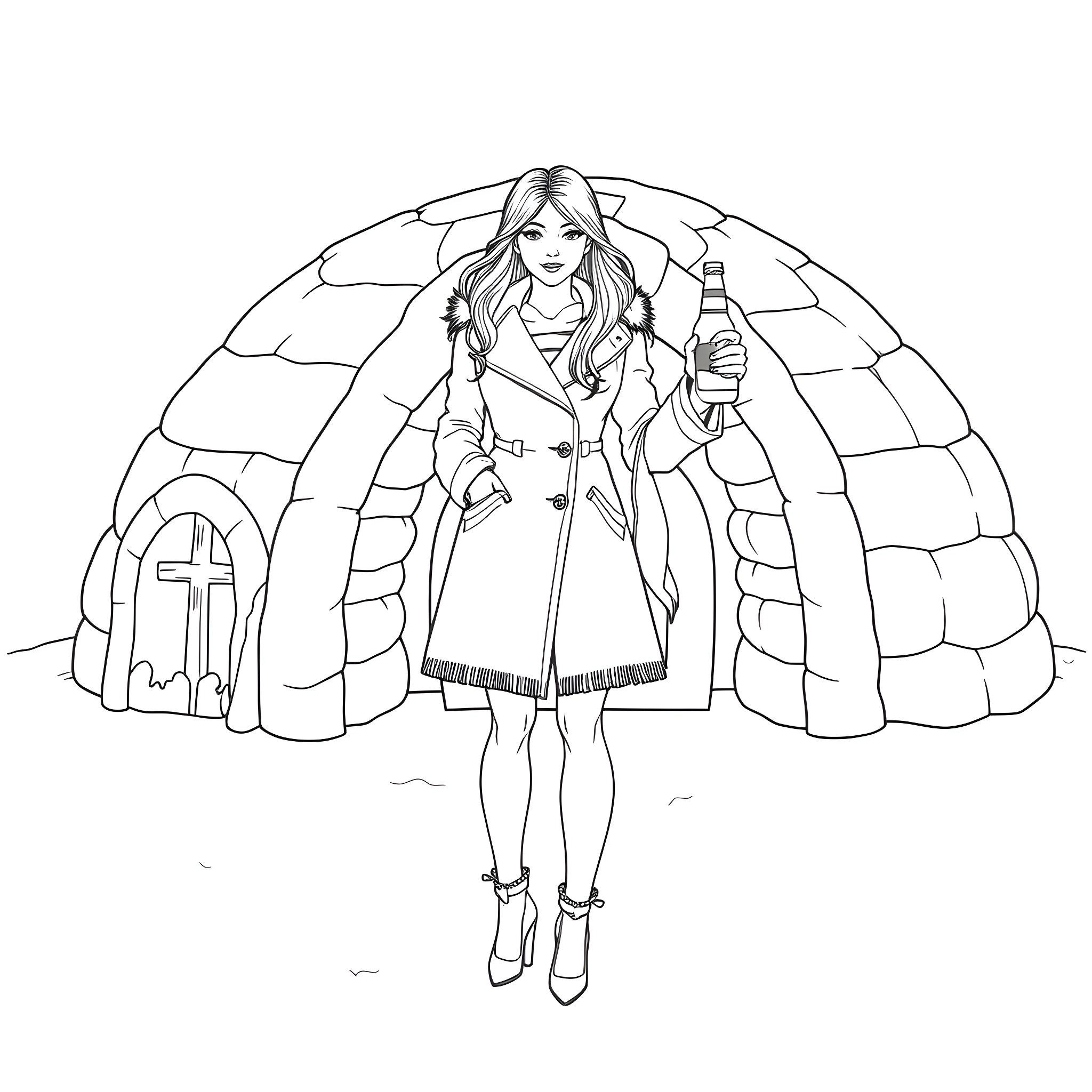 Best Eskimo Coloring Pages (Free Printable PDF)