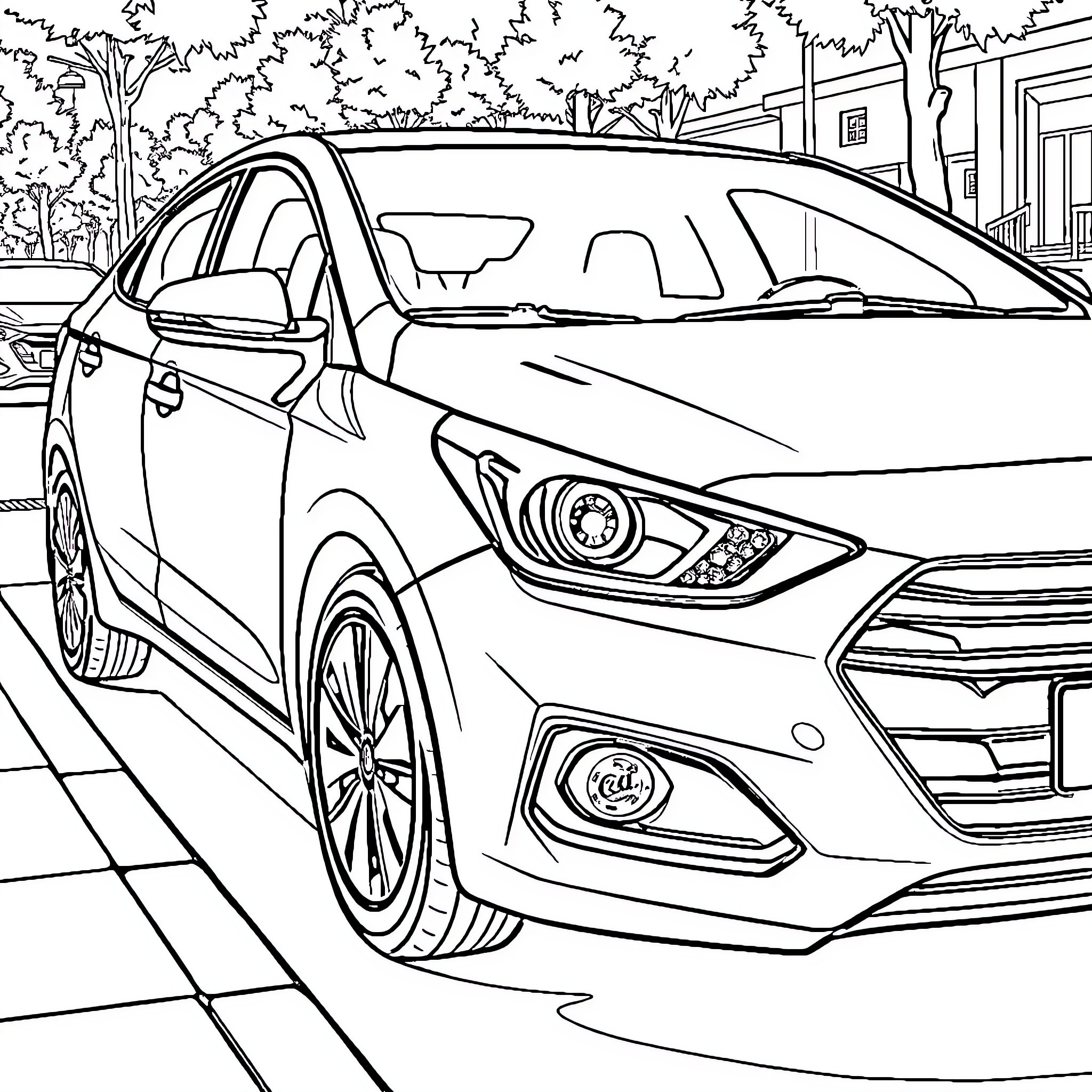 Best Hyundai Verna Coloring Pages (Free Printable PDF)