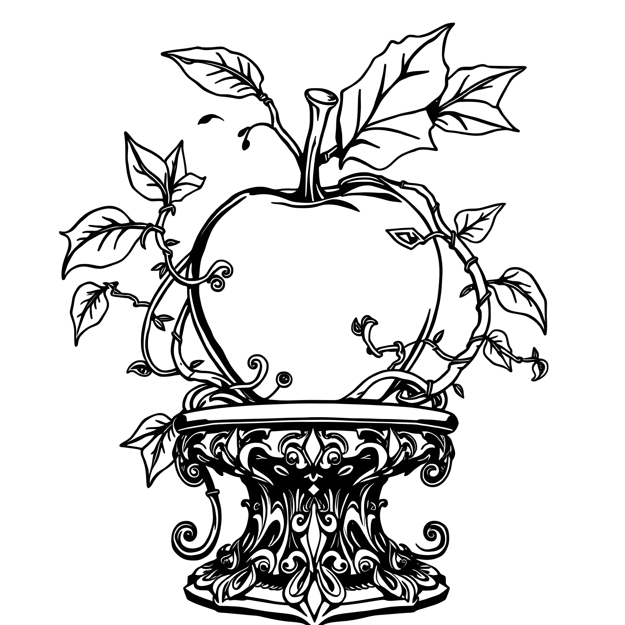 Best Poison Apple Coloring Pages (Free Printable PDF)