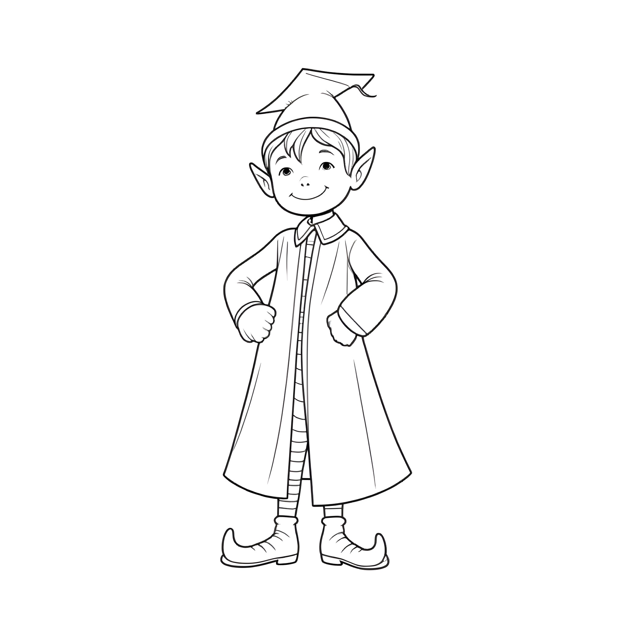 Best Elf Coloring Pages (Free Printable PDF)