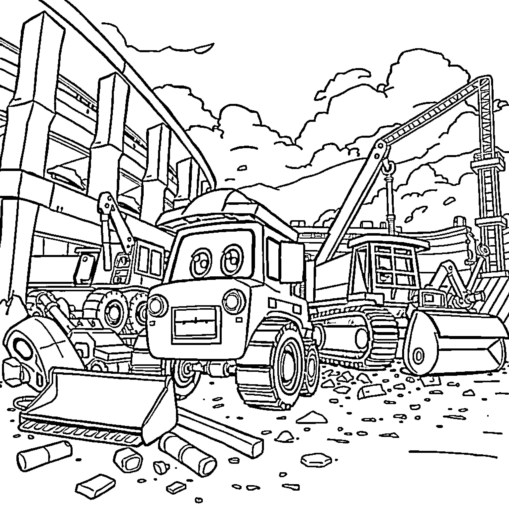 Best Rubble Coloring Pages (Free Printable PDF)