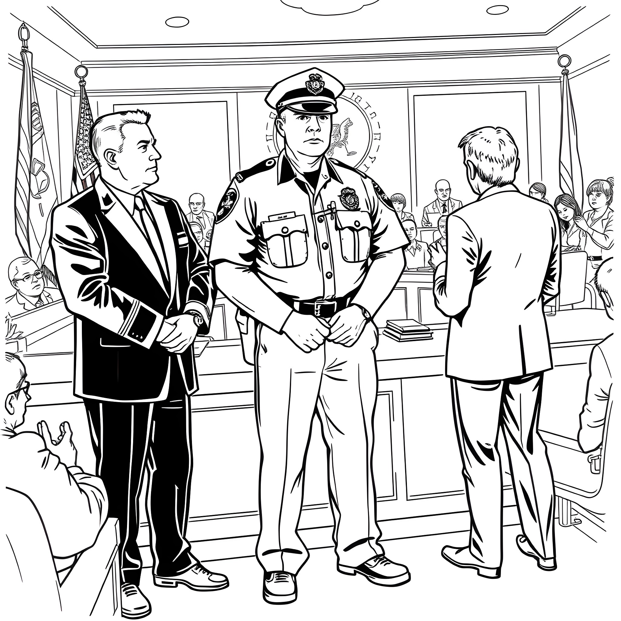 Best Police Sargent Coloring Pages (Free Printable PDF)