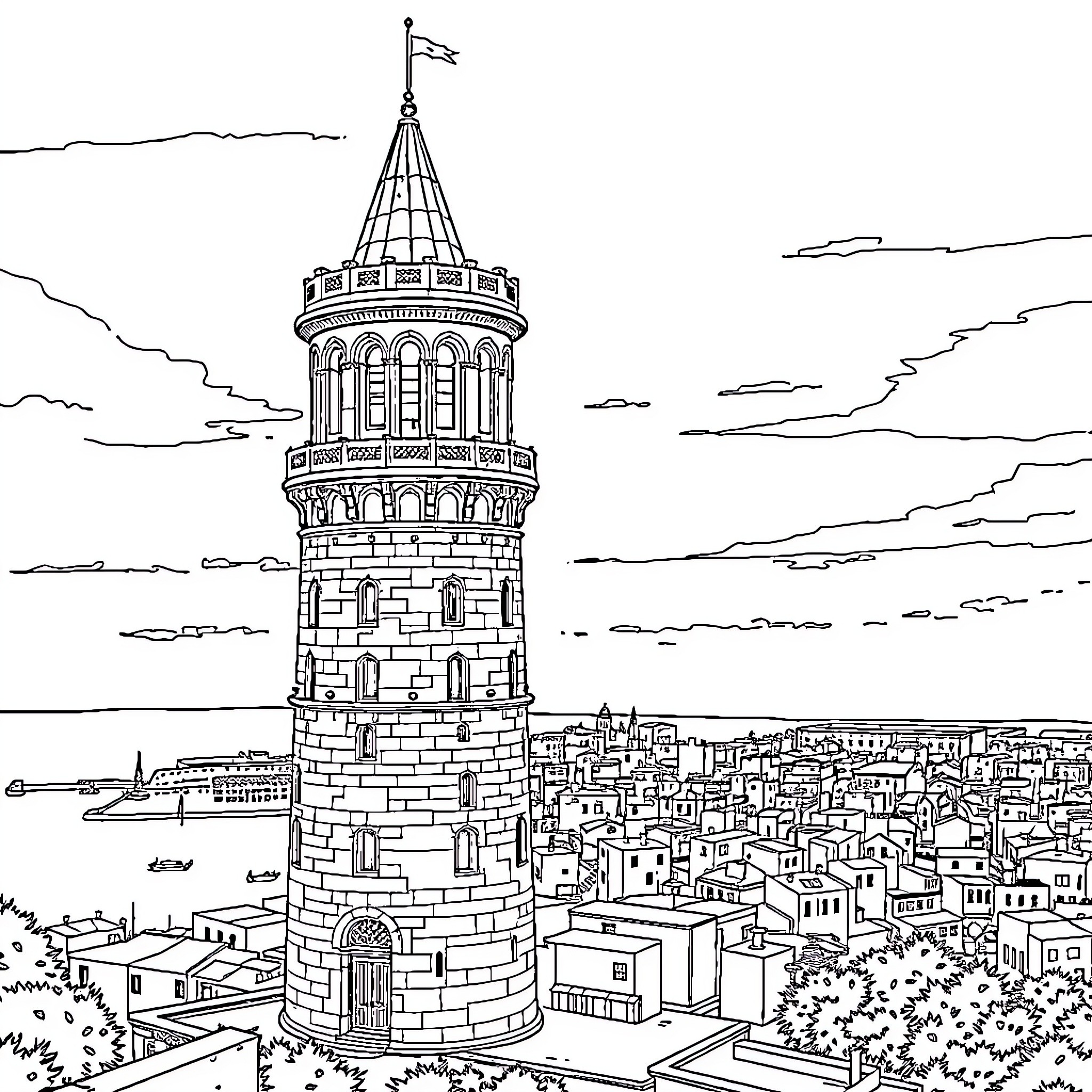 Best Torre de la Perla Coloring Pages (Free Printable PDF)