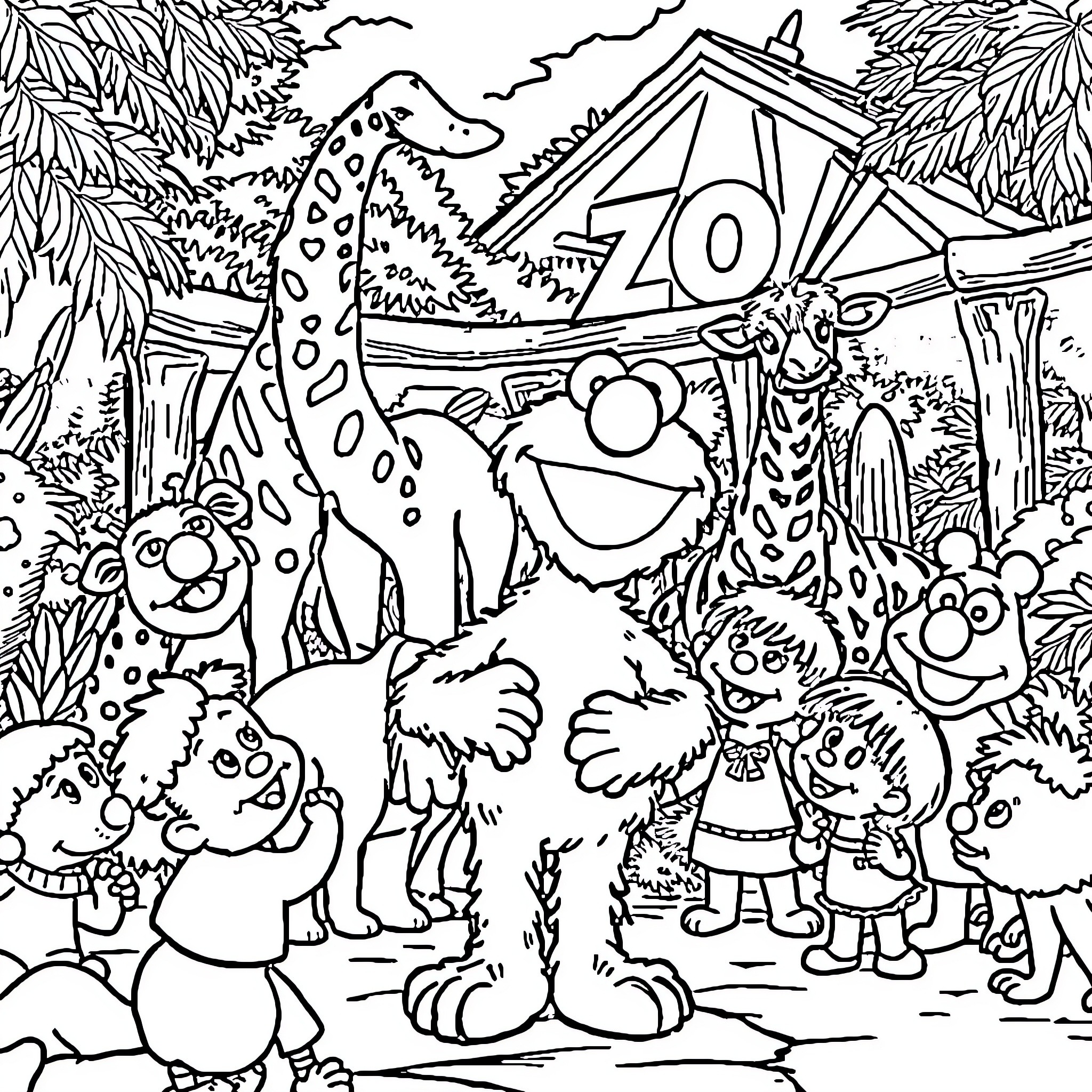 Best Elmo Coloring Pages (Free Printable PDF)