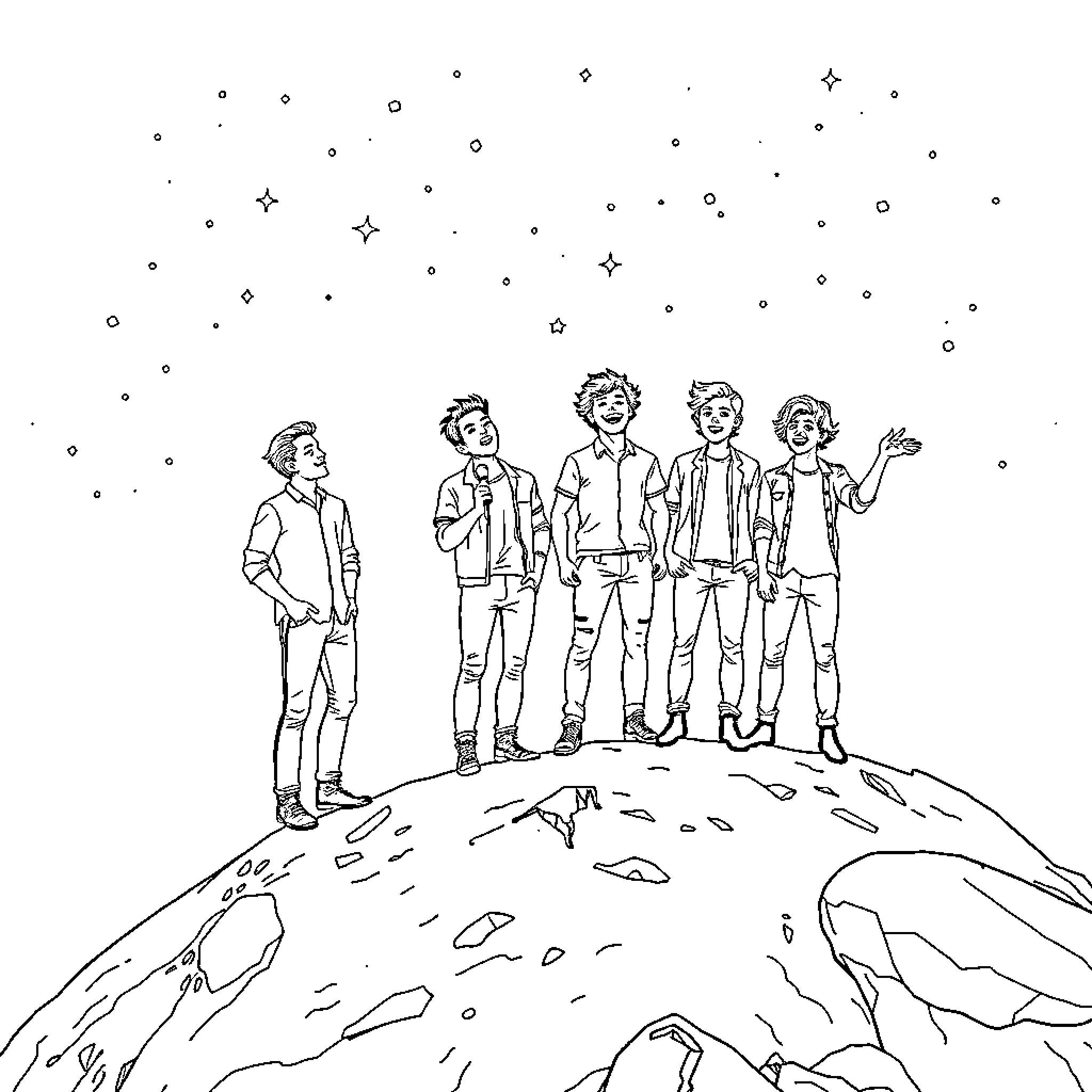 Best One Direction Coloring Pages (Free Printable PDF)