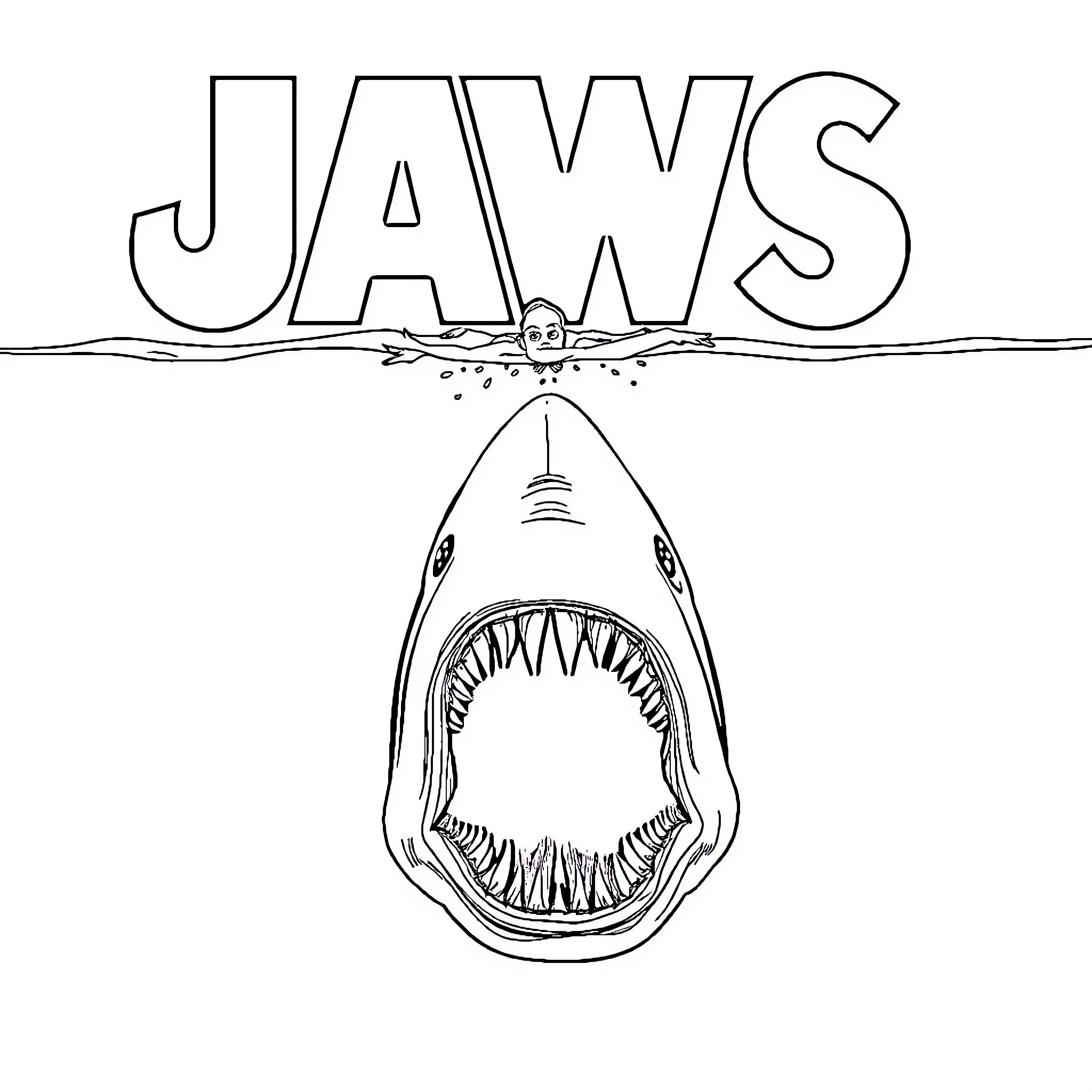 10 Best Jaws Coloring Pages (Free Printable PDFs)