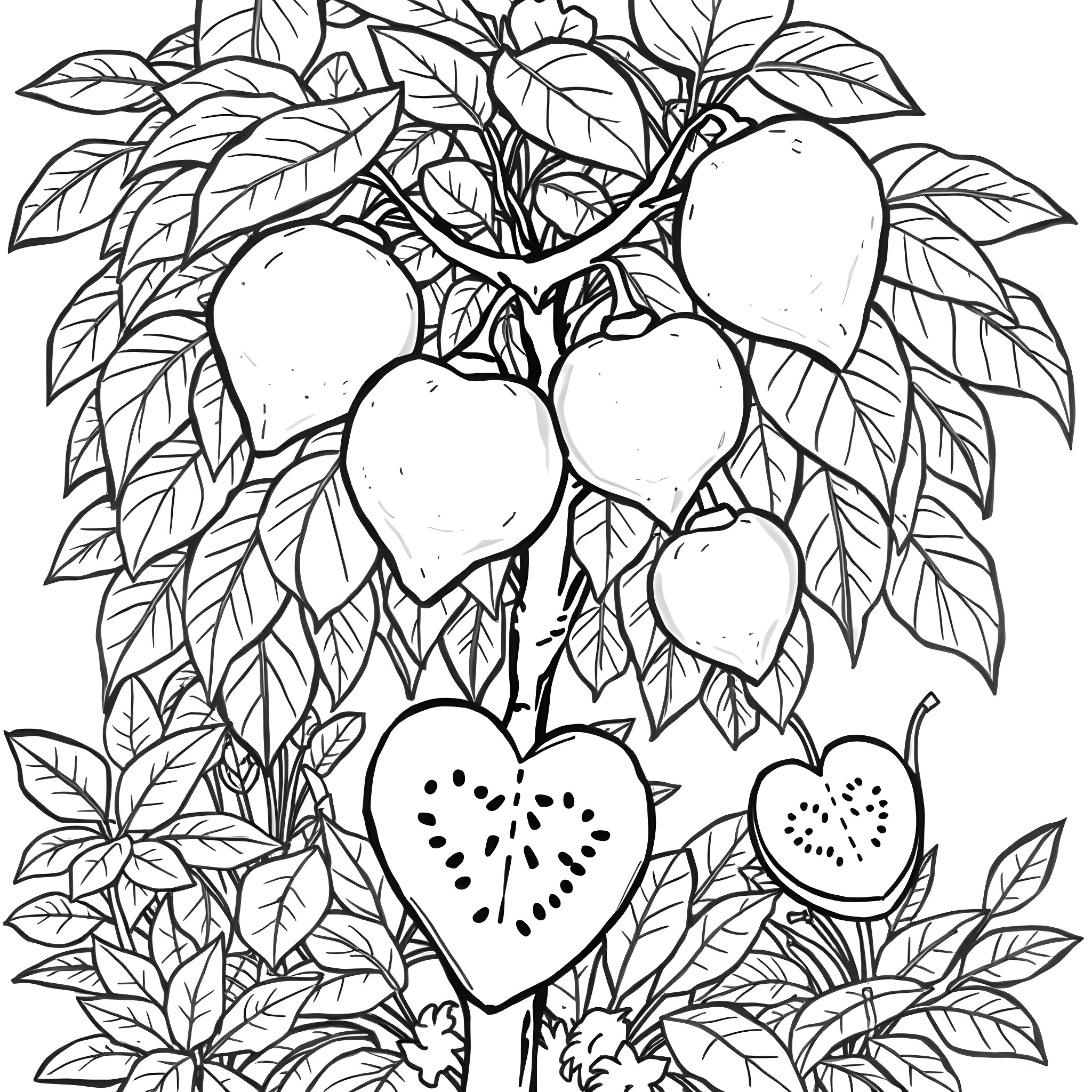 Best Cherimoya Coloring Pages (Free Printable PDF)