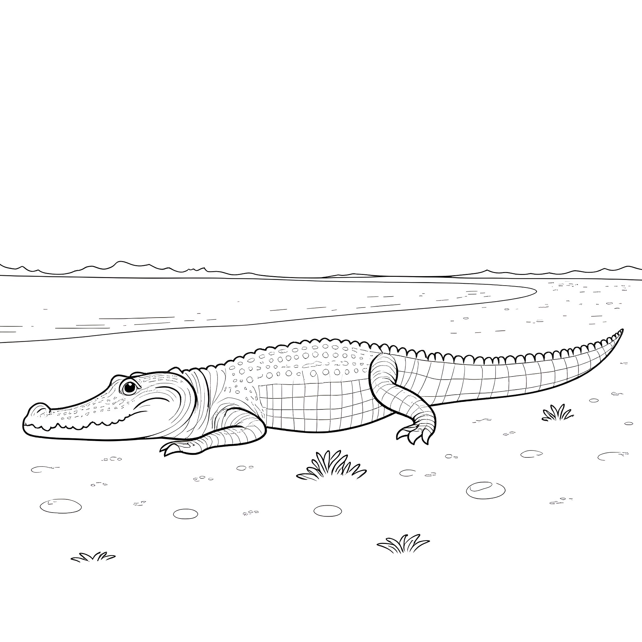 92 Best Crocodile Coloring Pages (Free Printable PDFs)