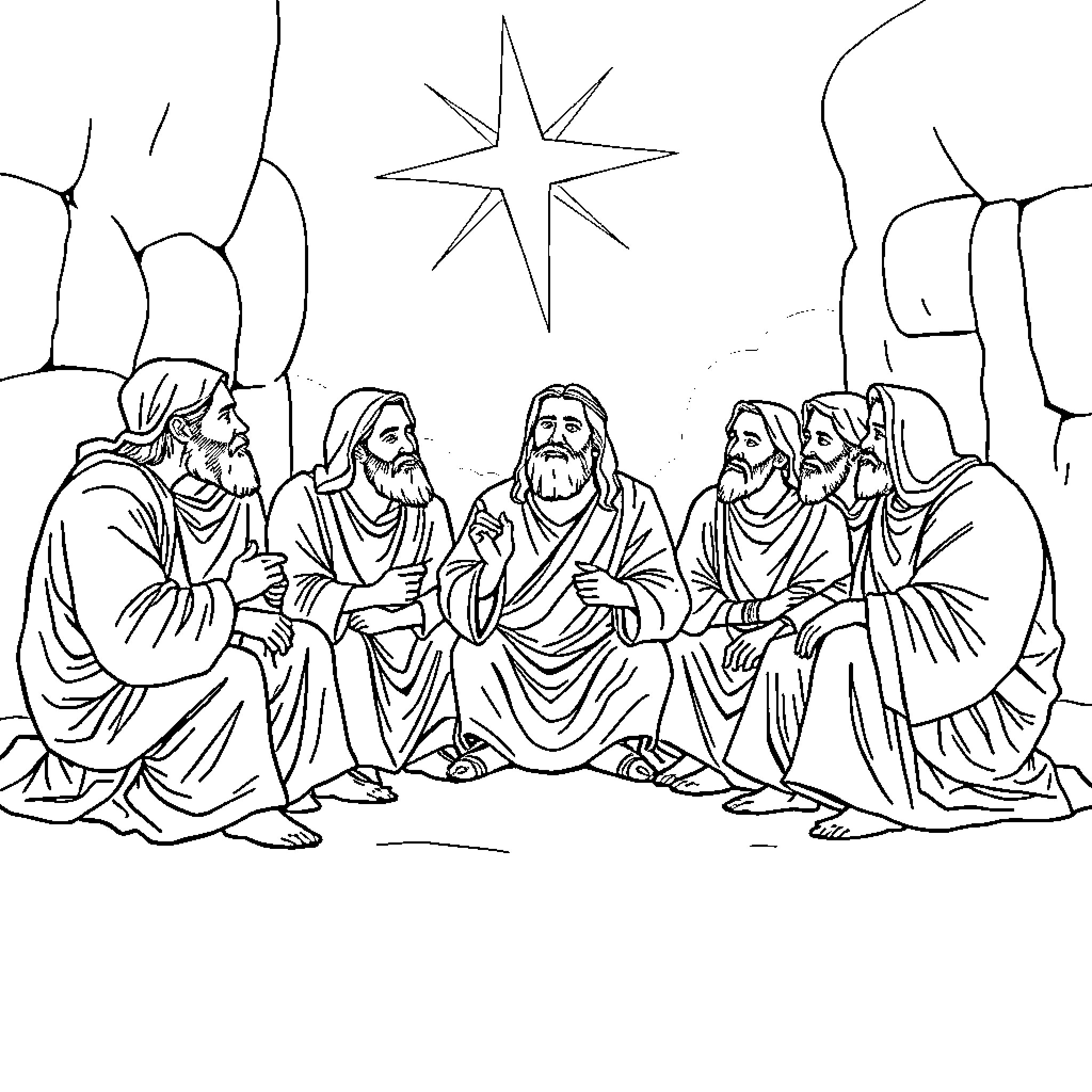 Best Disciple Coloring Pages (Free Printable PDF)