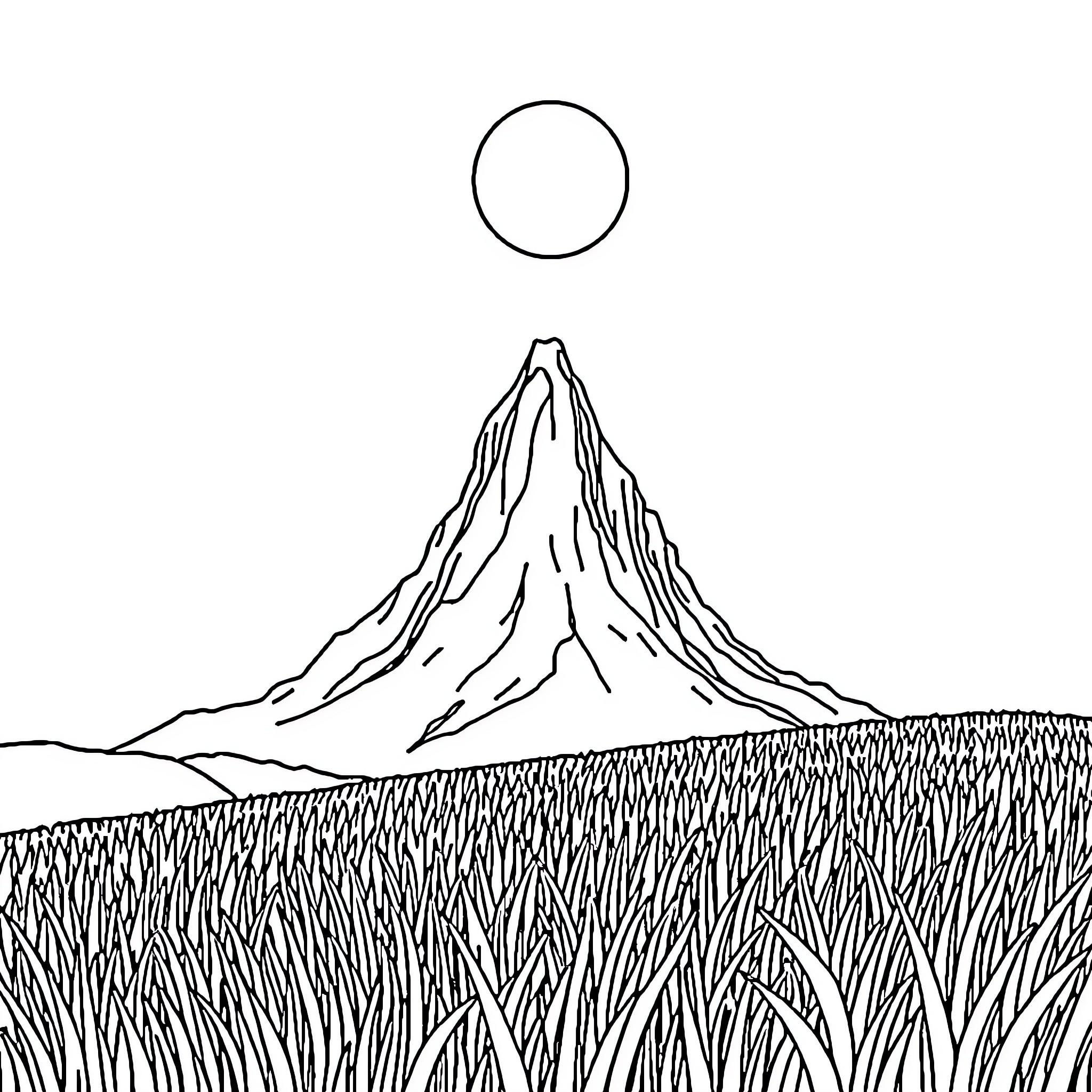 Best Mountain Coloring Pages (Free Printable PDF)