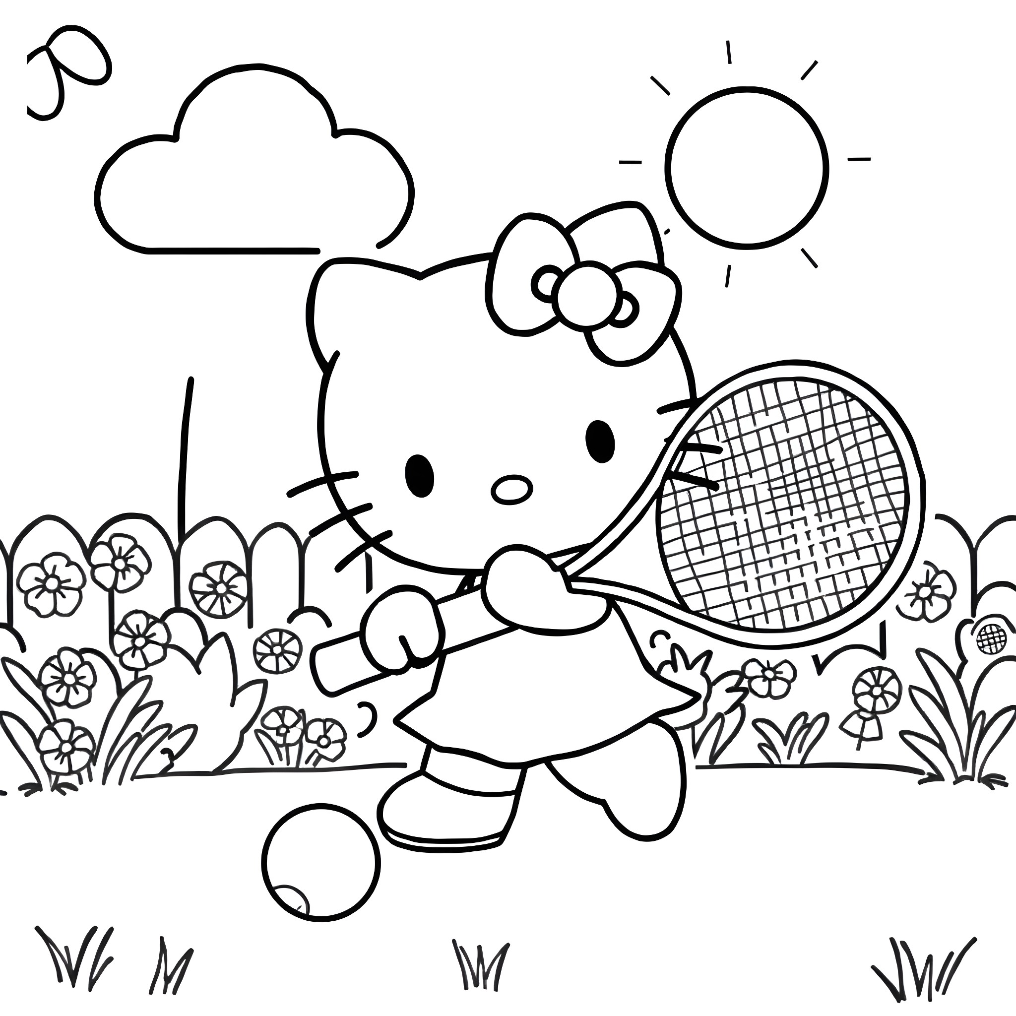 Best Hello Kitty Coloring Pages (Free Printable PDF)