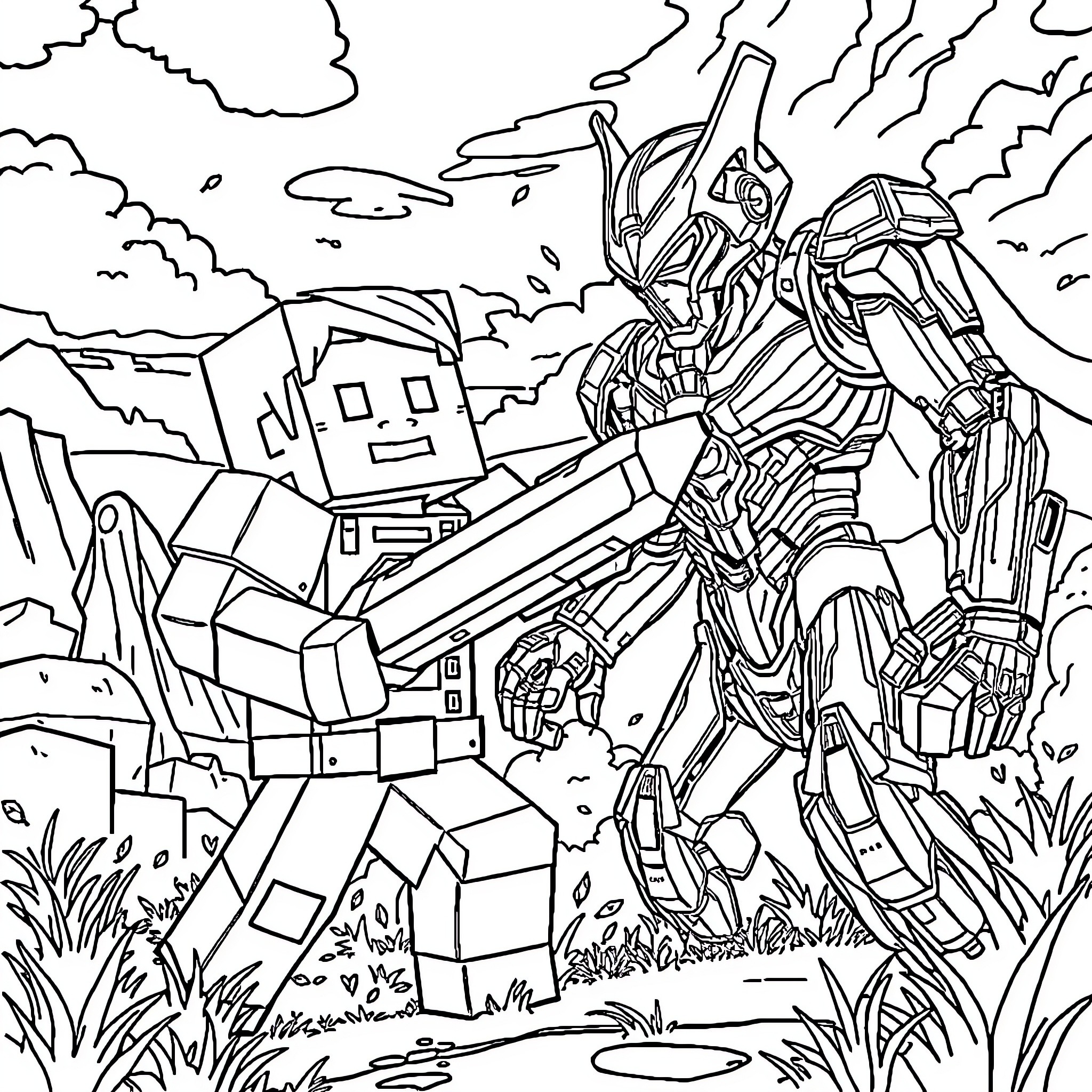 Best Minecraft Steve Coloring Pages (Free Printable PDF)