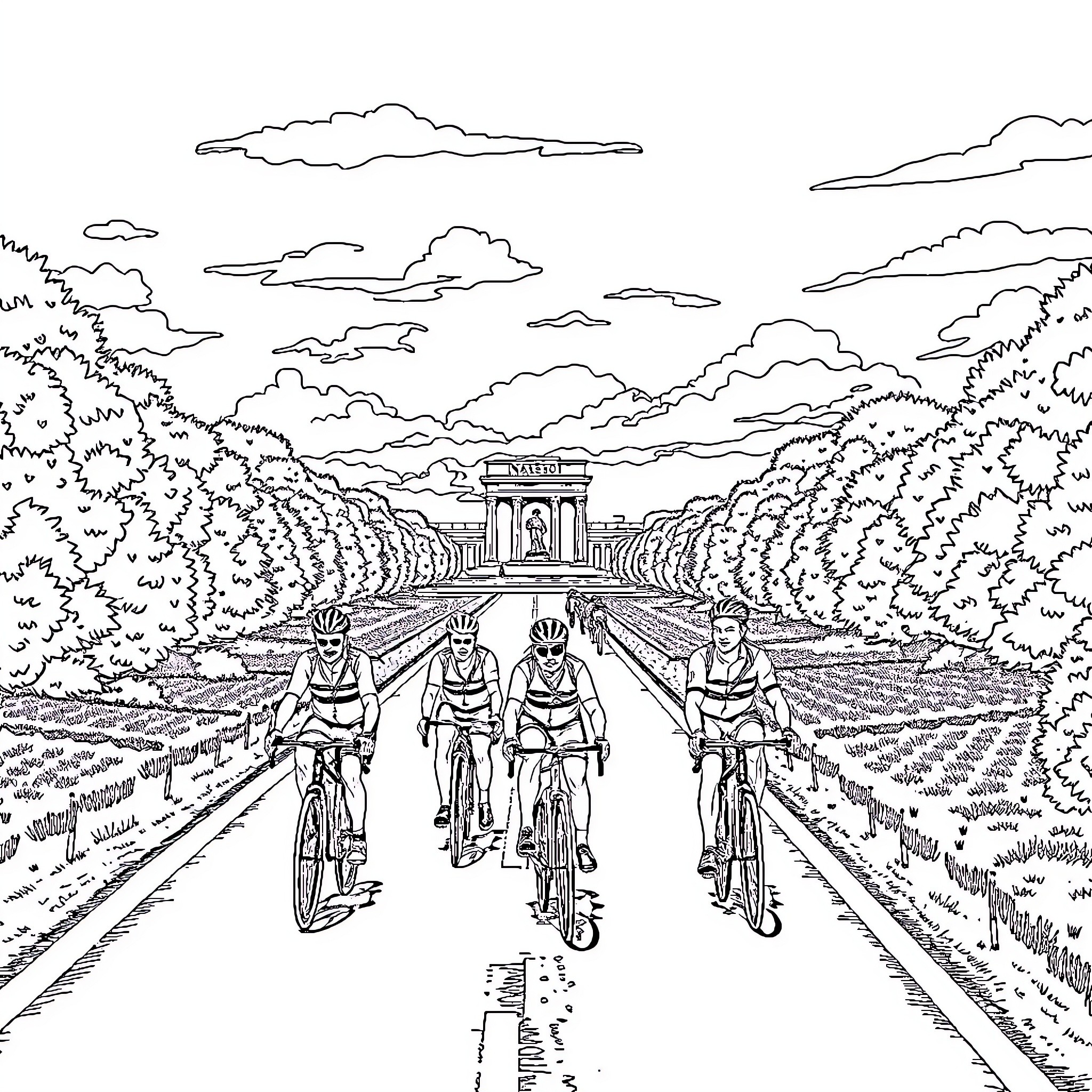 Best Cyclist Coloring Pages (Free Printable PDF)