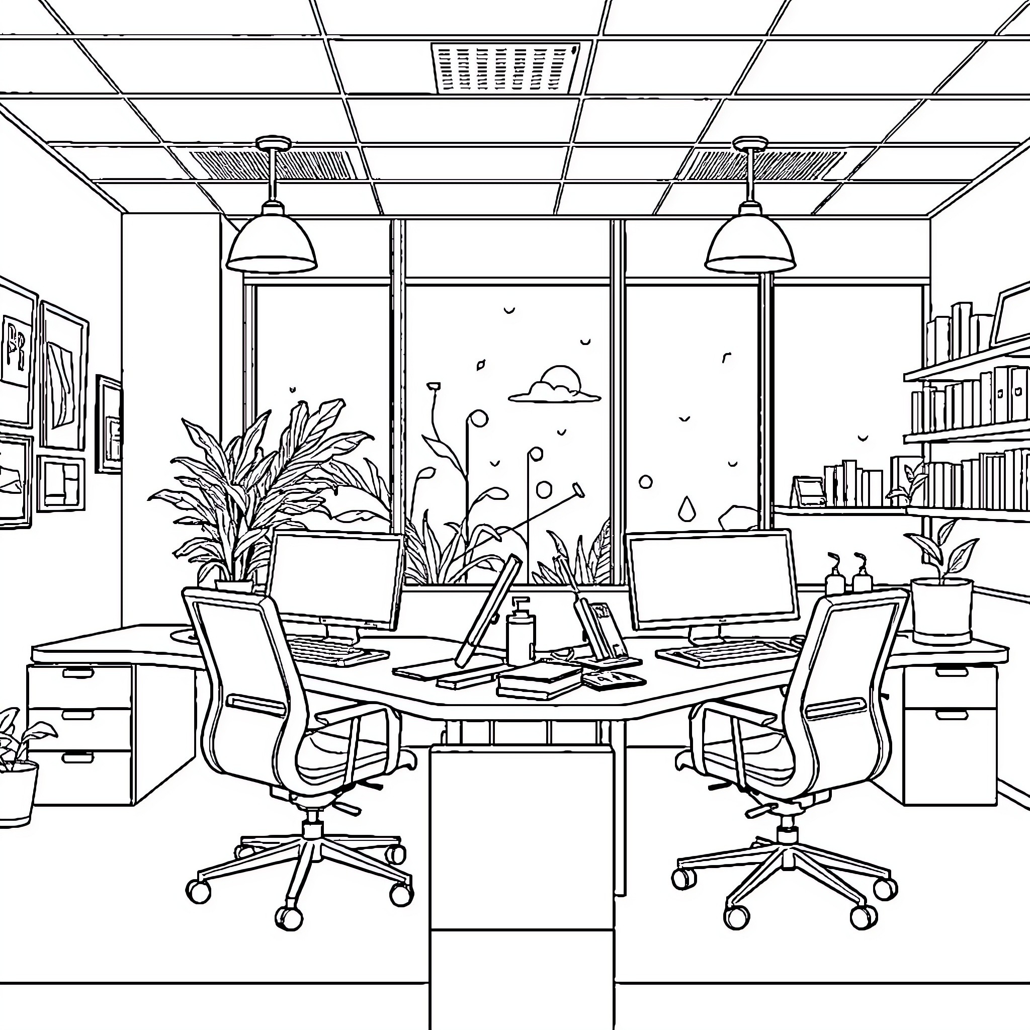 Best Office Coloring Pages (Free Printable PDF)