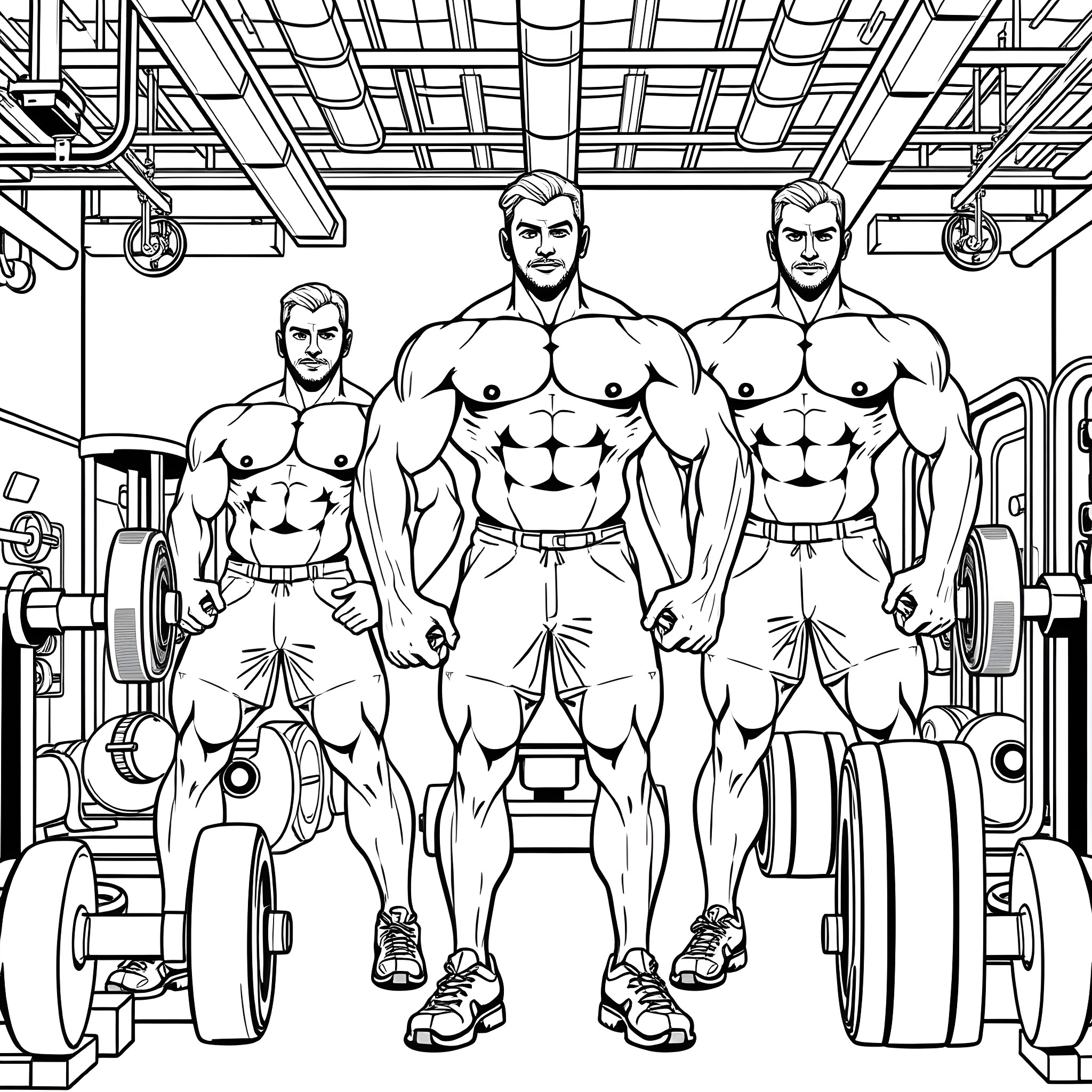 10 Best Muscle Man Coloring Pages (Free Printable PDFs)