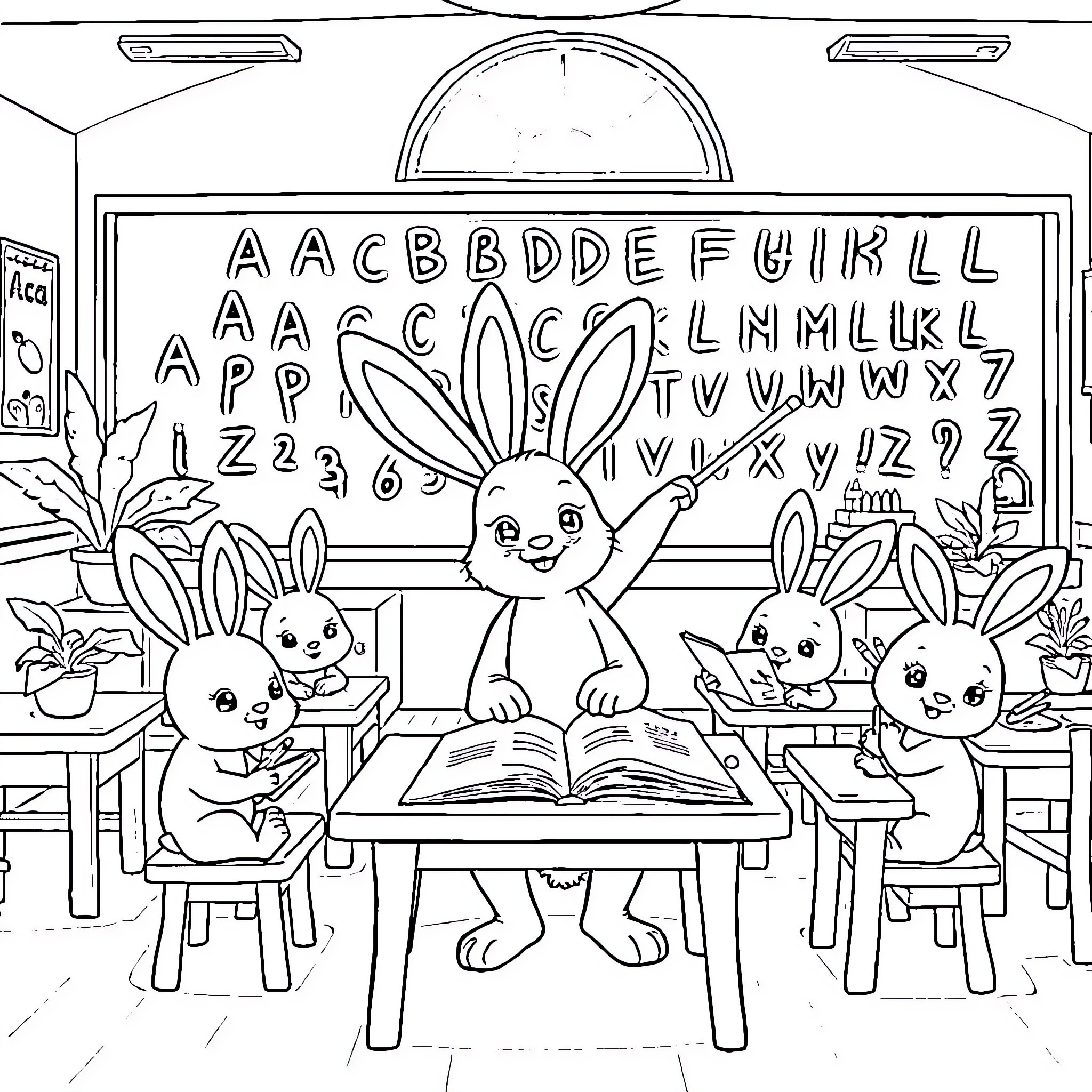 477 Best Bunny Coloring Pages (Free Printable PDFs)