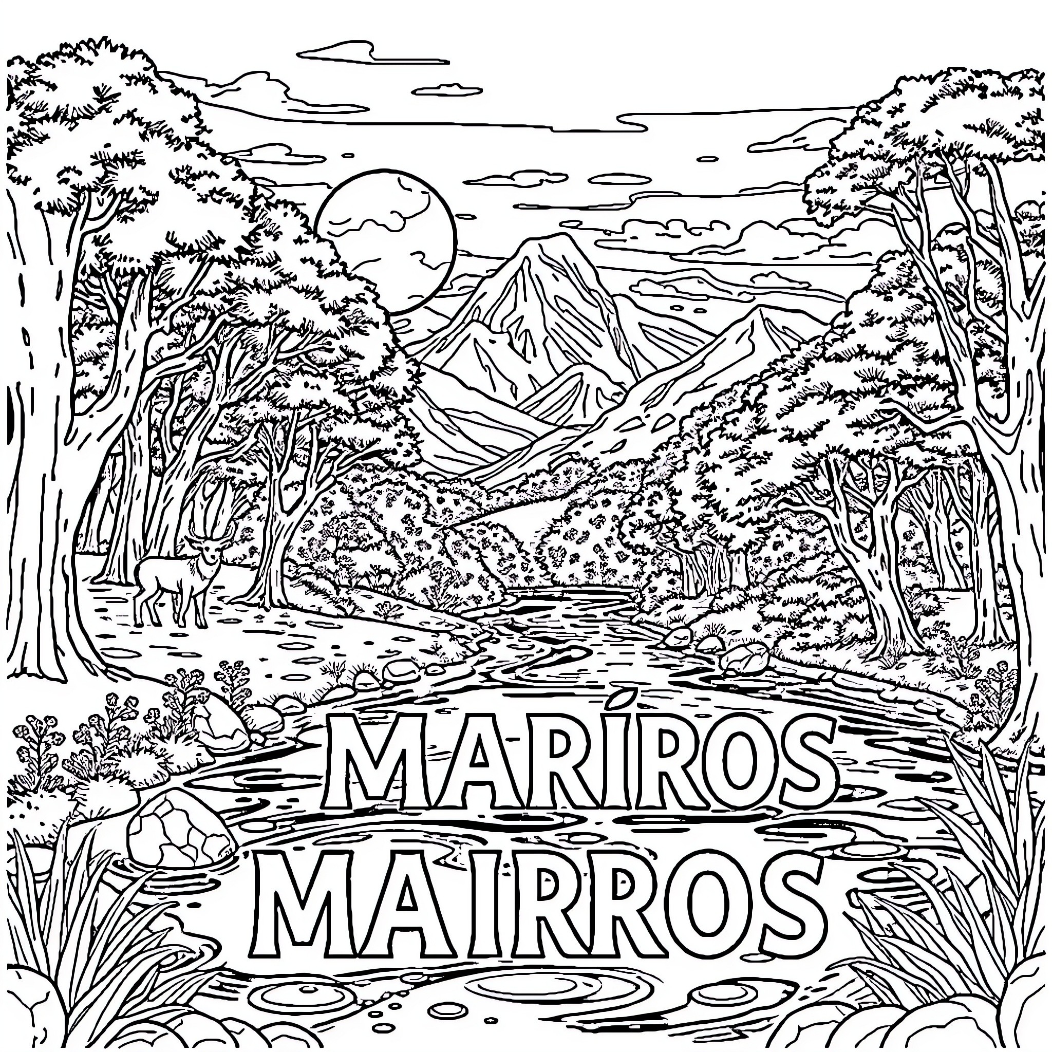 Best Mountain Coloring Pages (Free Printable PDF)