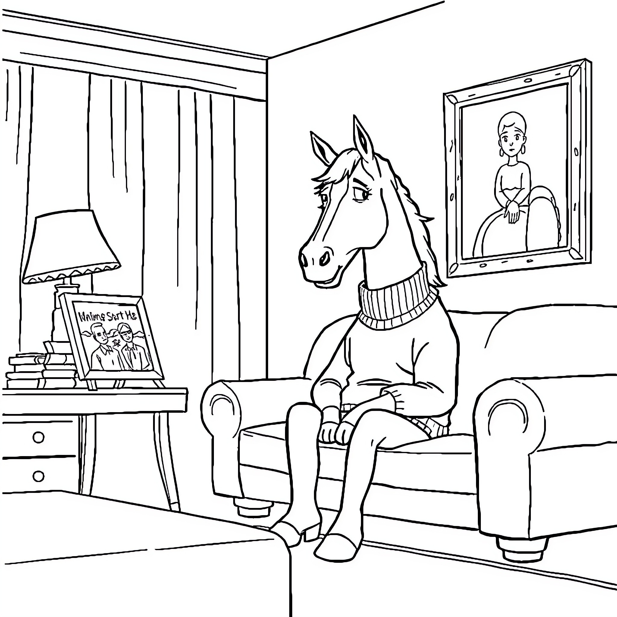 Best Bojack Horseman Coloring Pages (Free Printable PDF)