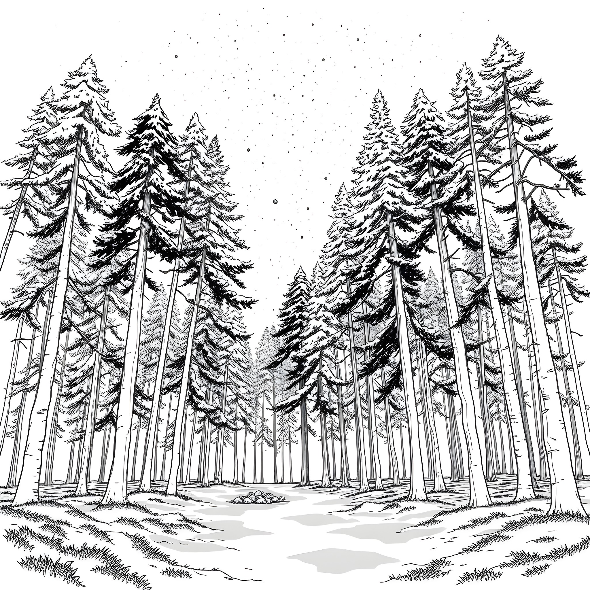 Best Forest Coloring Pages (Free Printable PDF)