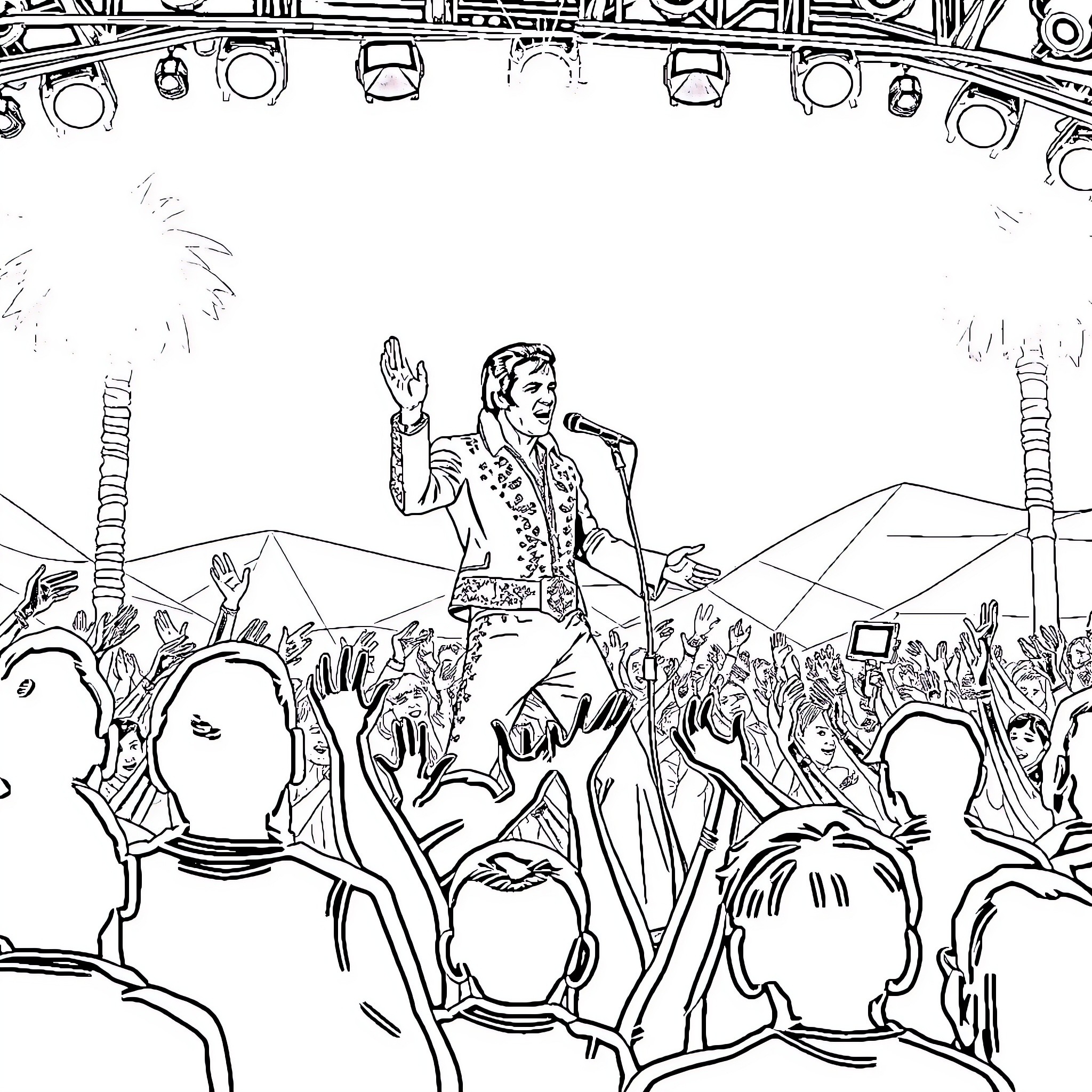Best Elvis Coloring Pages (Free Printable PDF)