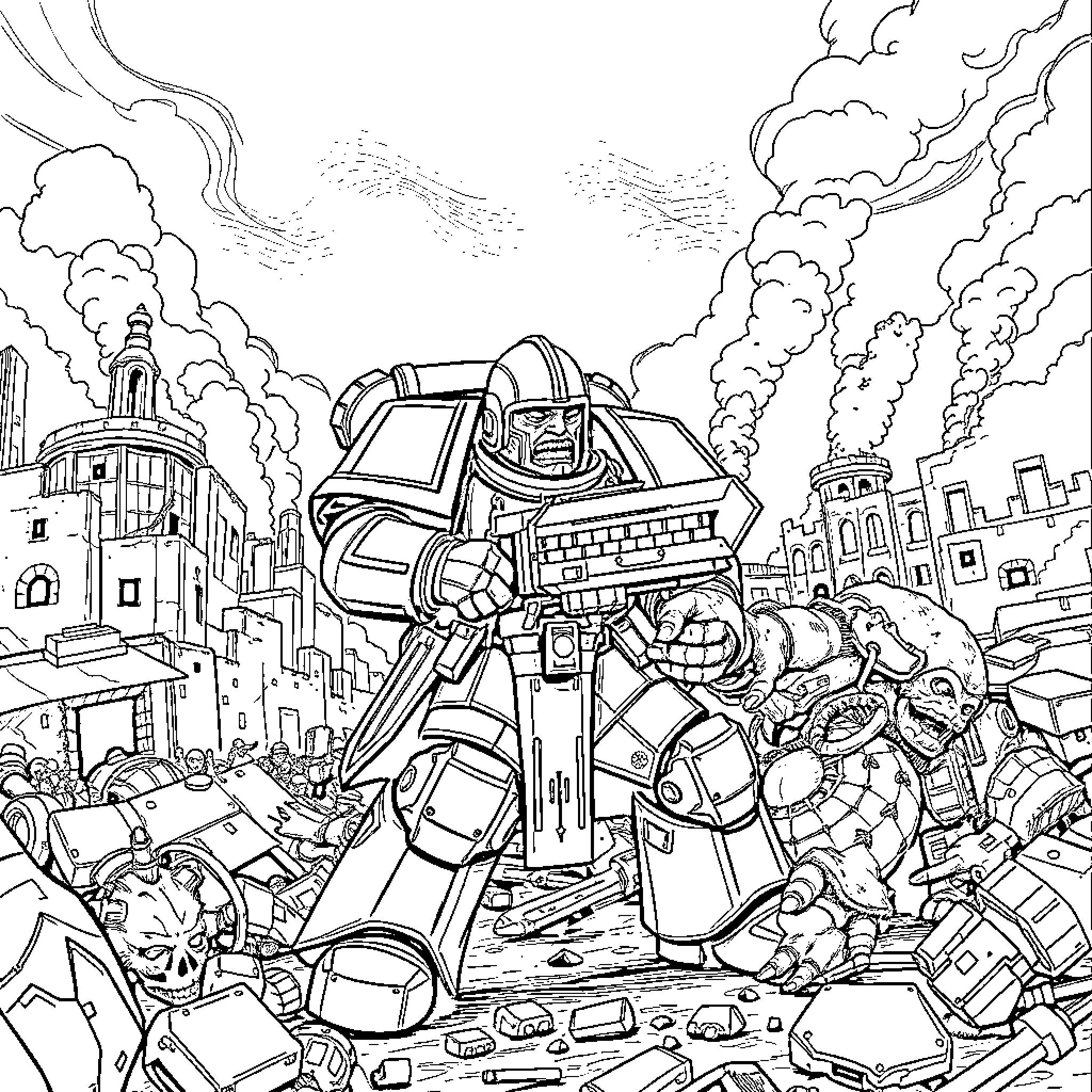Best Space Marine Coloring Pages (Free Printable PDF)