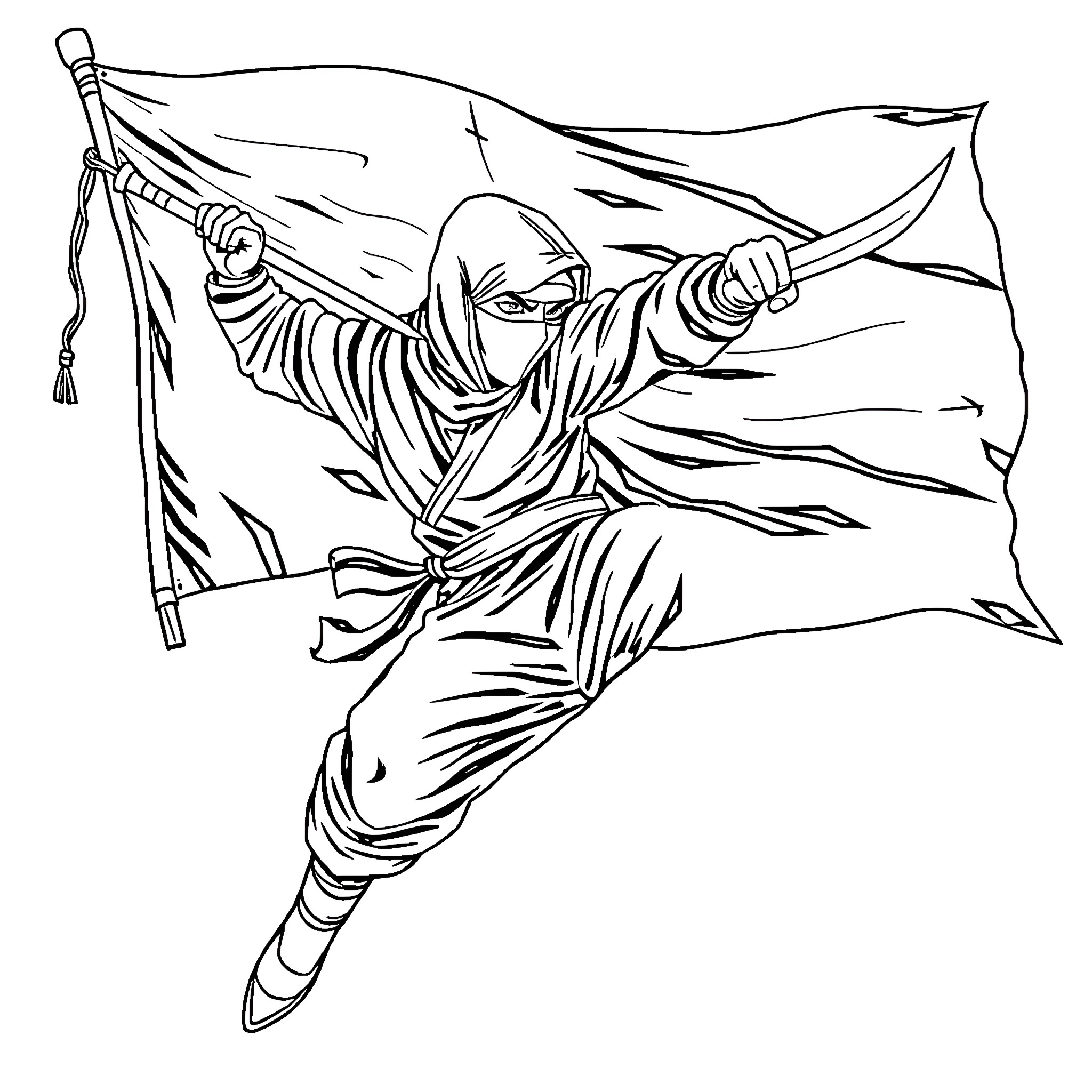 119 Best Ninja Coloring Pages (Free Printable PDFs)