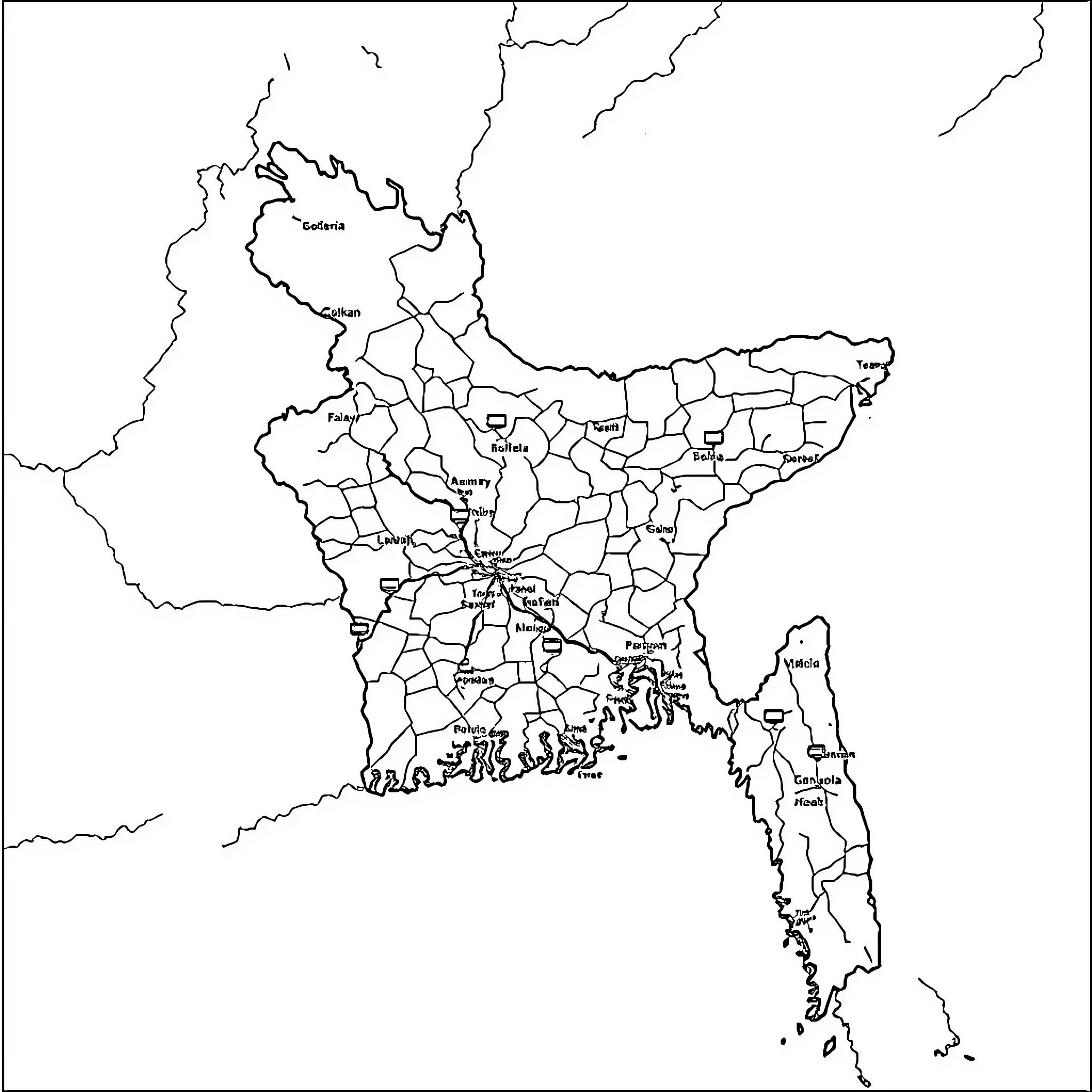 Best Map Coloring Pages (Free Printable PDF)