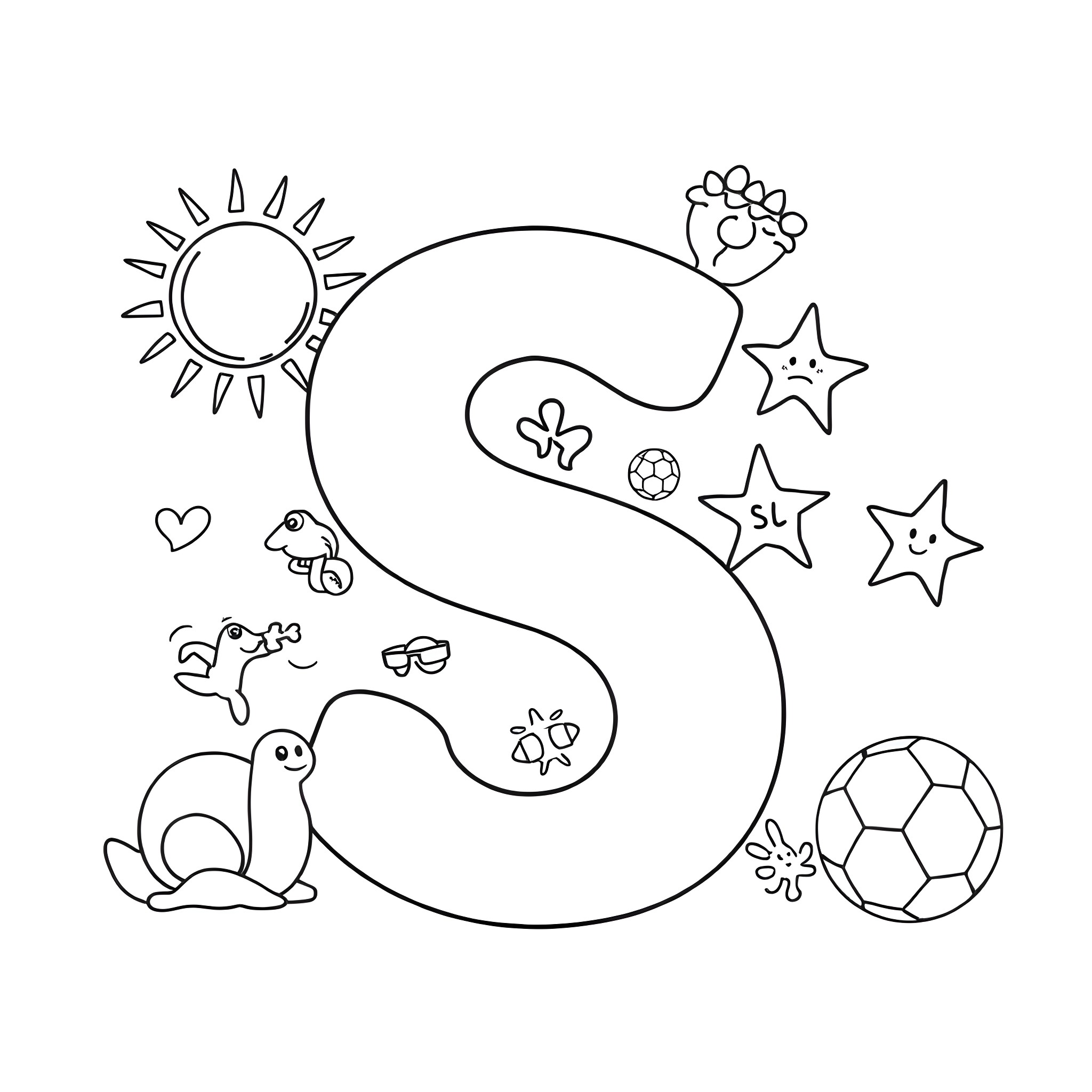Best Letter S Coloring Pages (Free Printable PDF)
