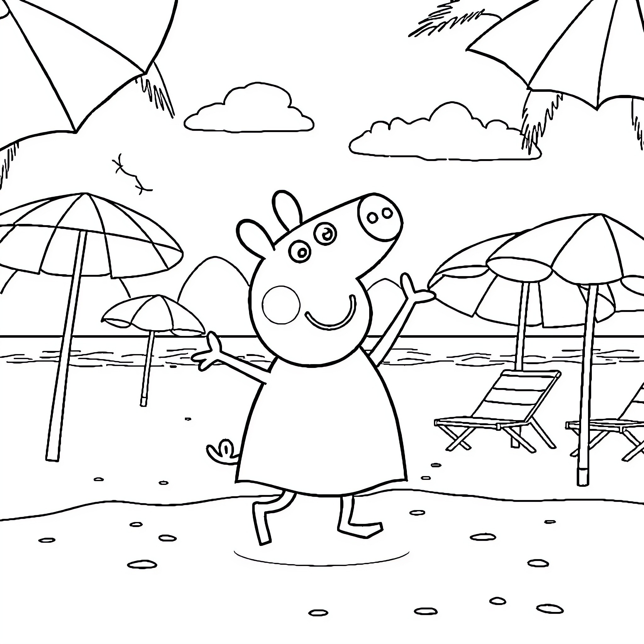 Best Peppa Pig Coloring Pages (Free Printable PDF)