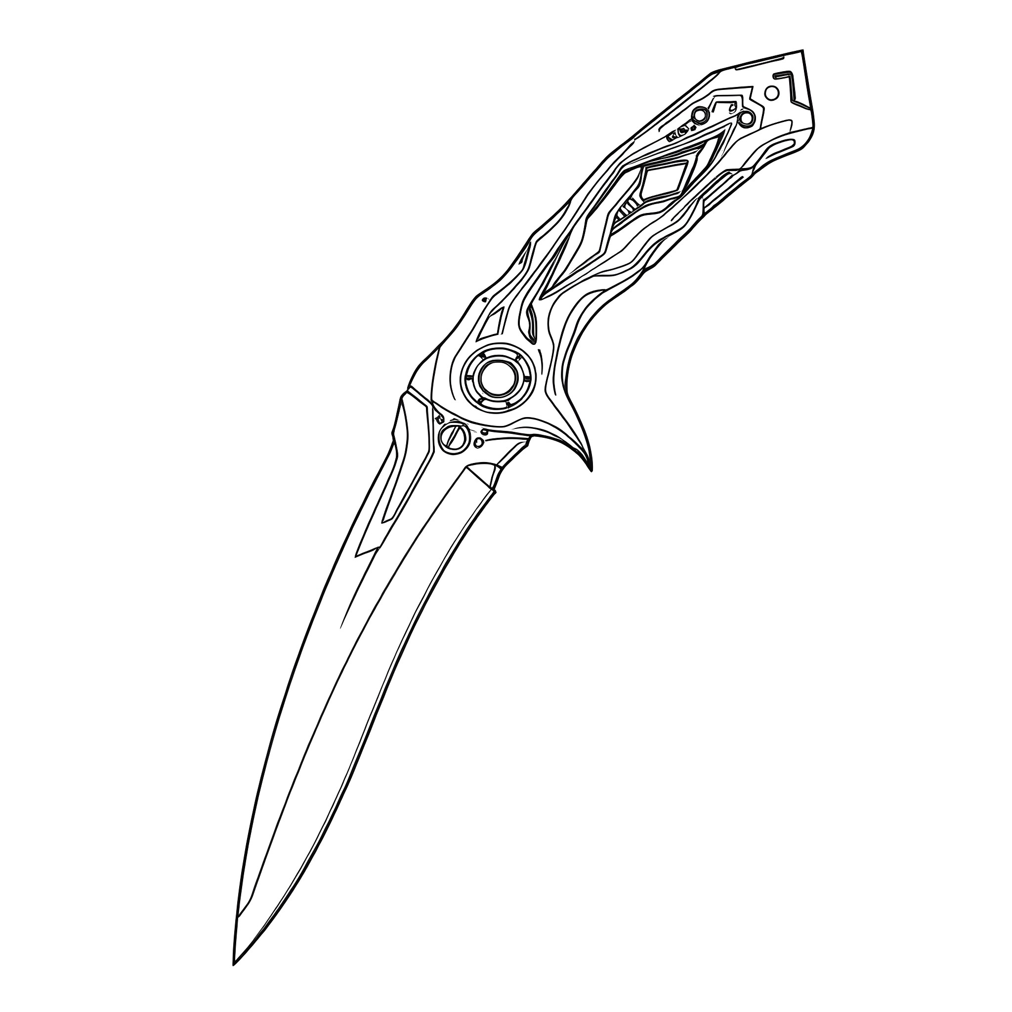 3 Best Karambit Coloring Pages (Free Printable PDFs)