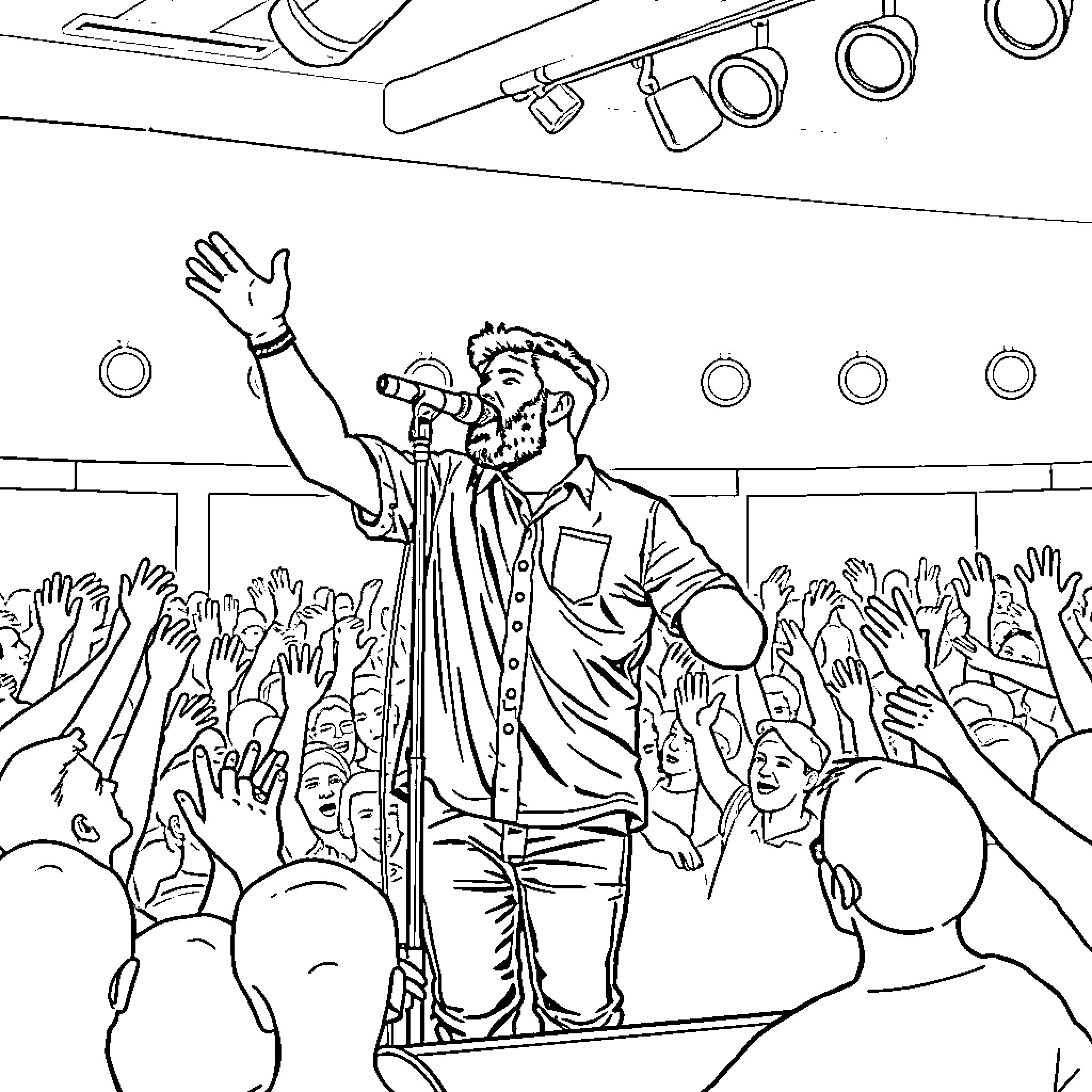 Best Luke Combs Coloring Pages (Free Printable PDF)