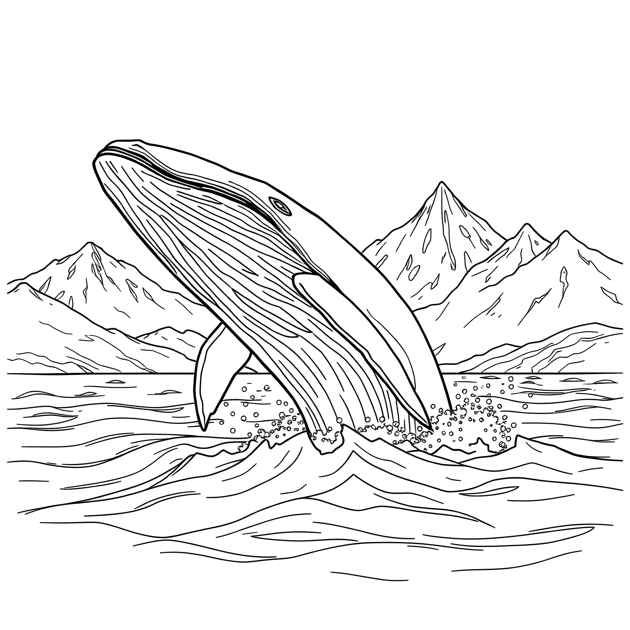 159 Best Whale Coloring Pages (Free Printable PDFs)