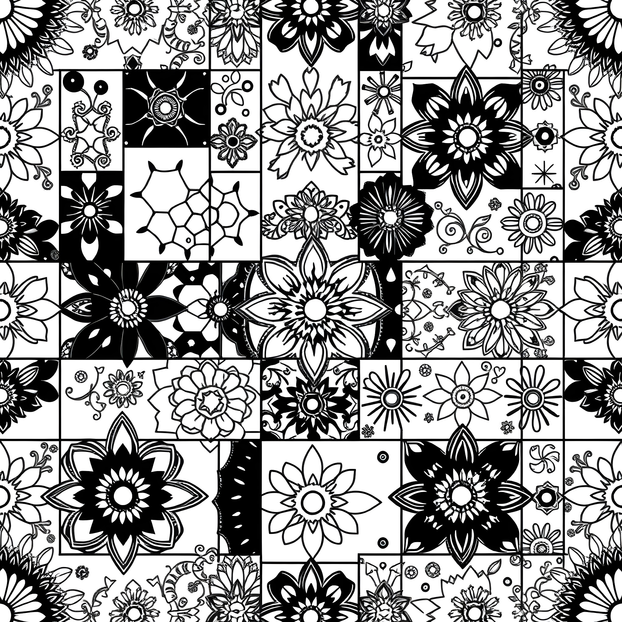 120 Best Patchwork Coloring Pages (Free Printable PDFs)